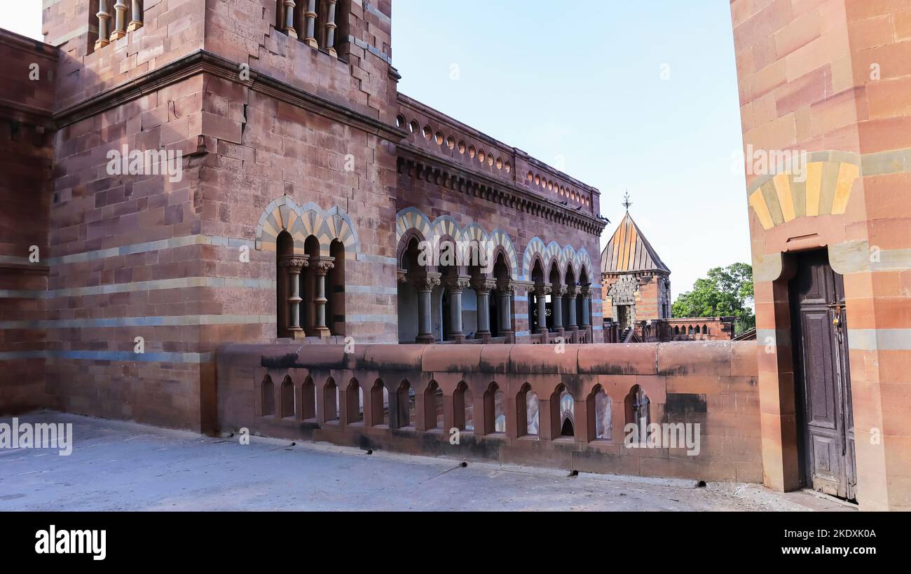 View of Prag Mahal, Bhuj, Gujarat, India Stock Photo - Alamy