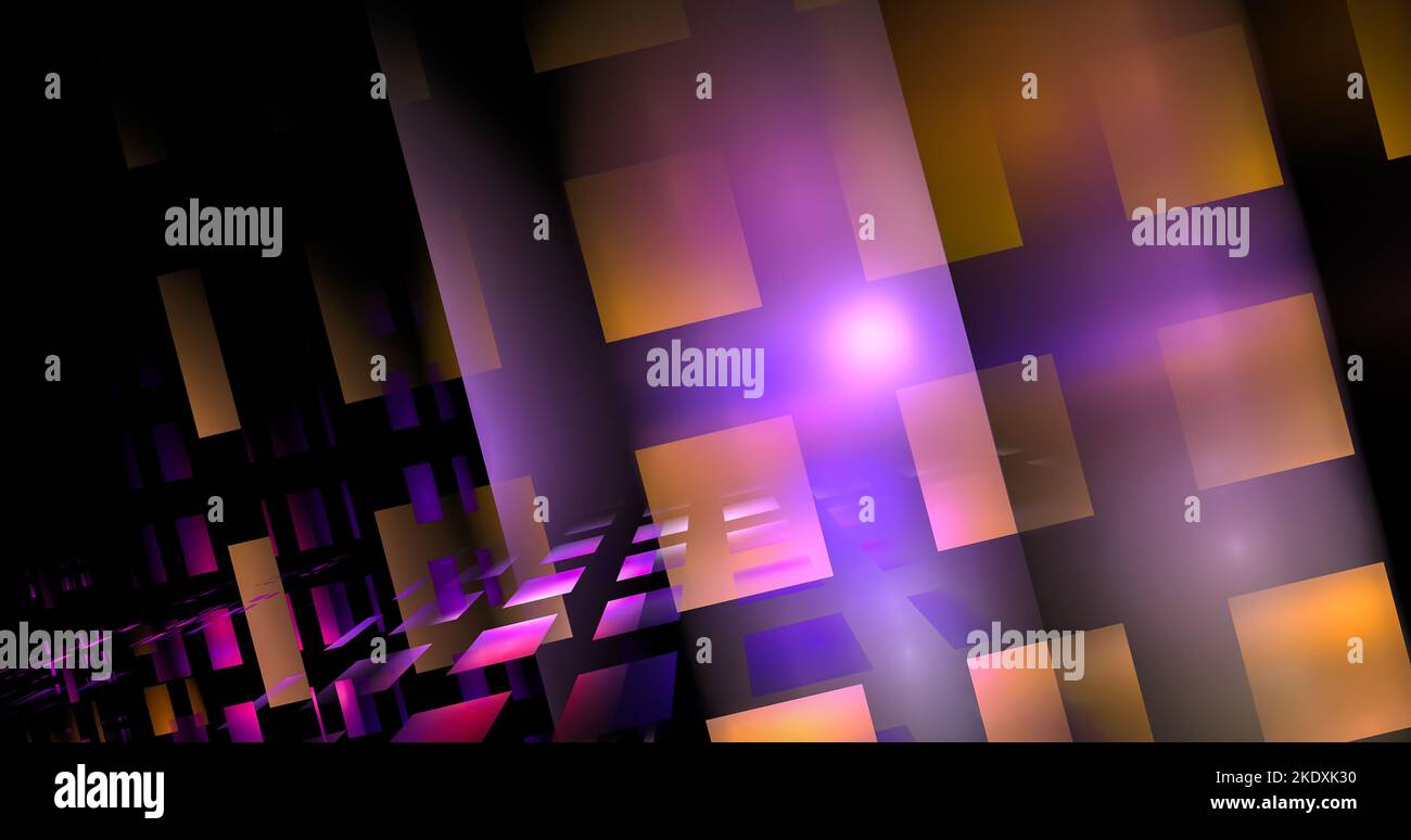 Three-dimensional 3D fractal texture. Computer generated abstract ...