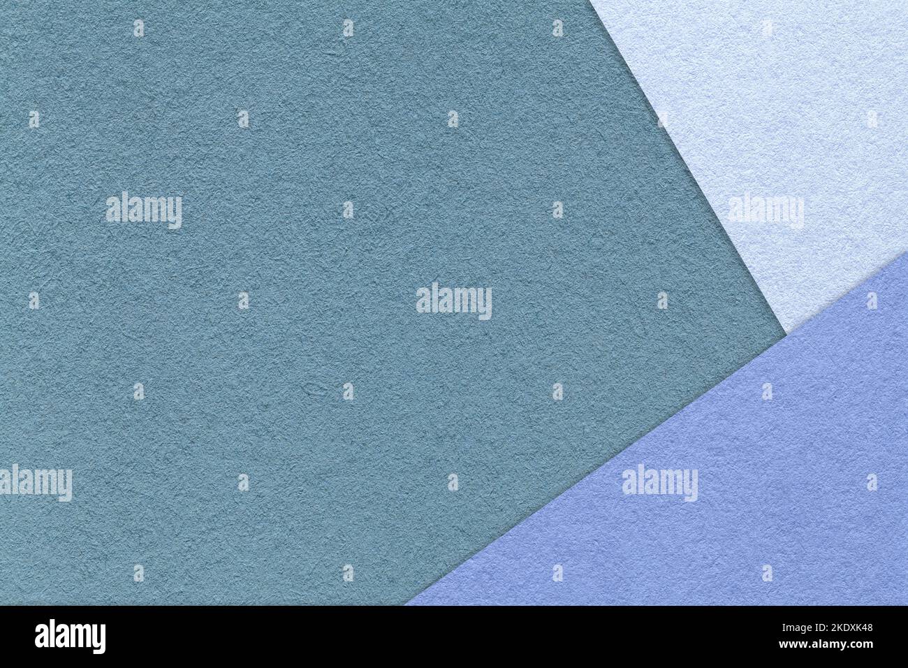 Texture of craft cool gray color paper background with blue and very ...