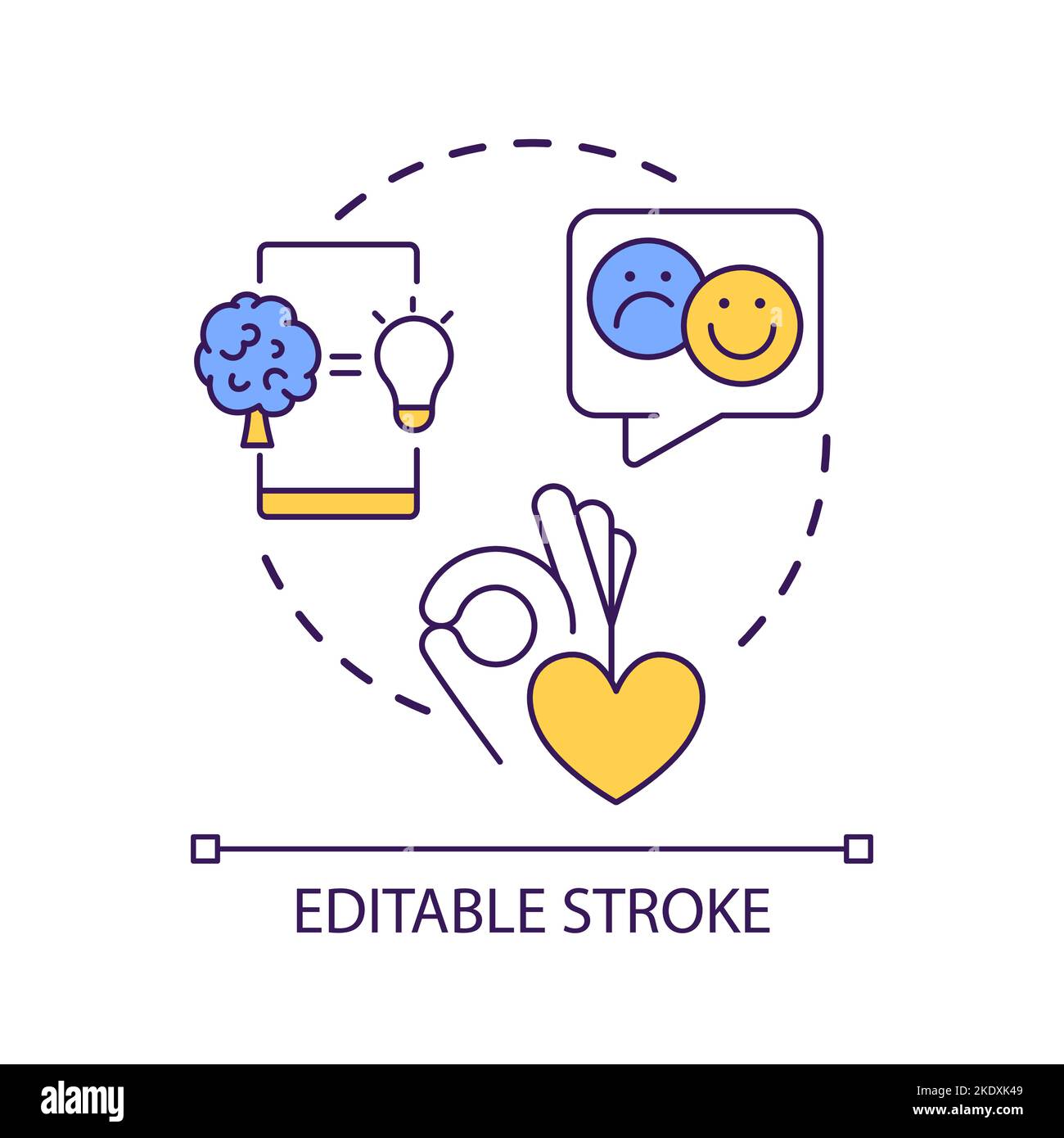 Create Real World Like Objects Concept Icon Stock Vector Image And Art