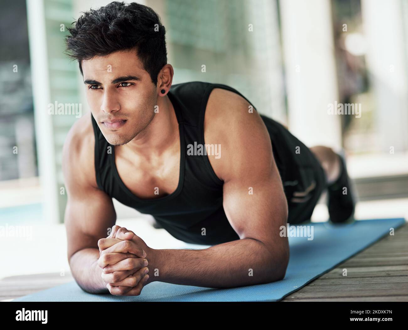 Man home plank hi-res stock photography and images - Alamy