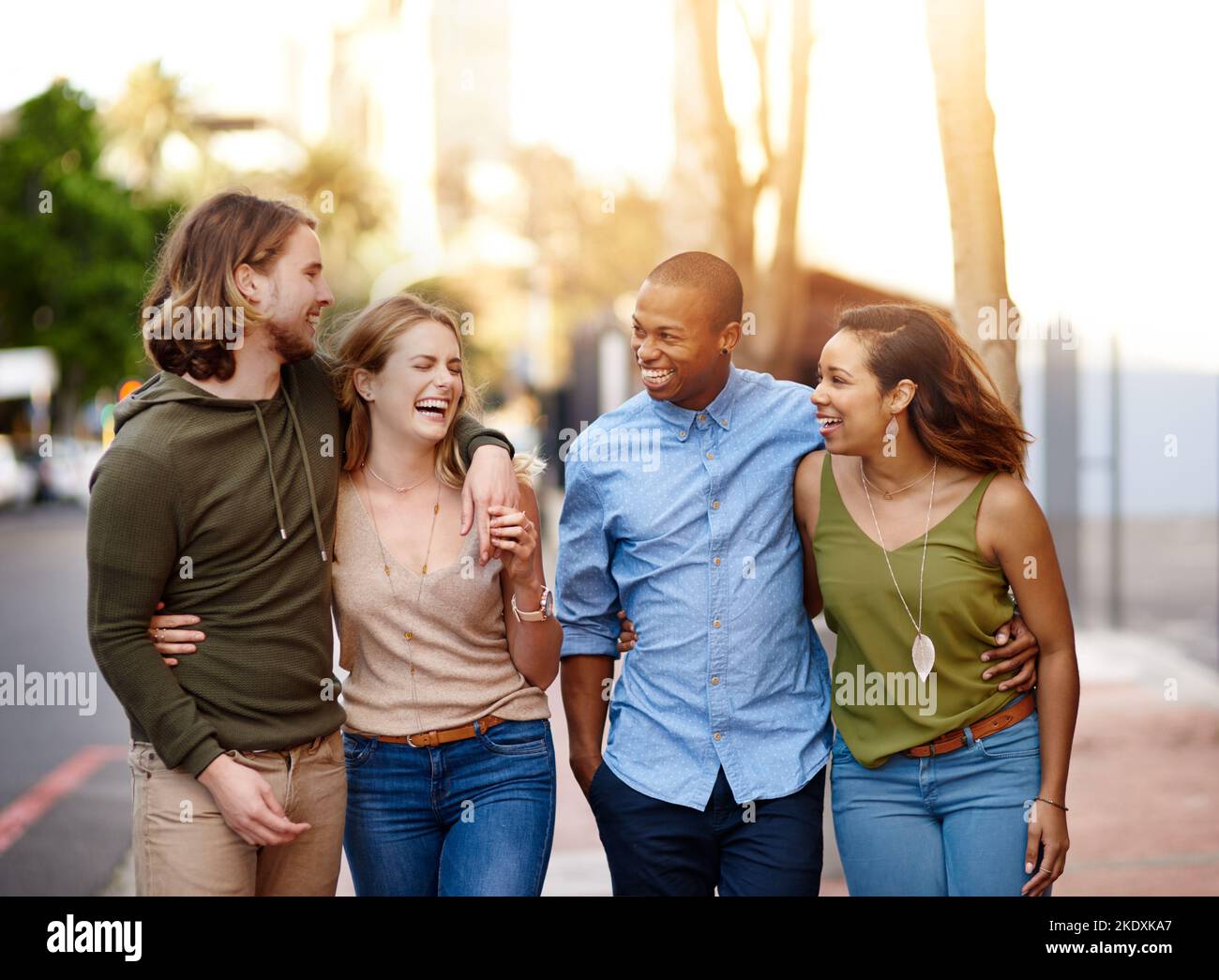 Young love - theres no feeling quite like it. two happy young couples ...