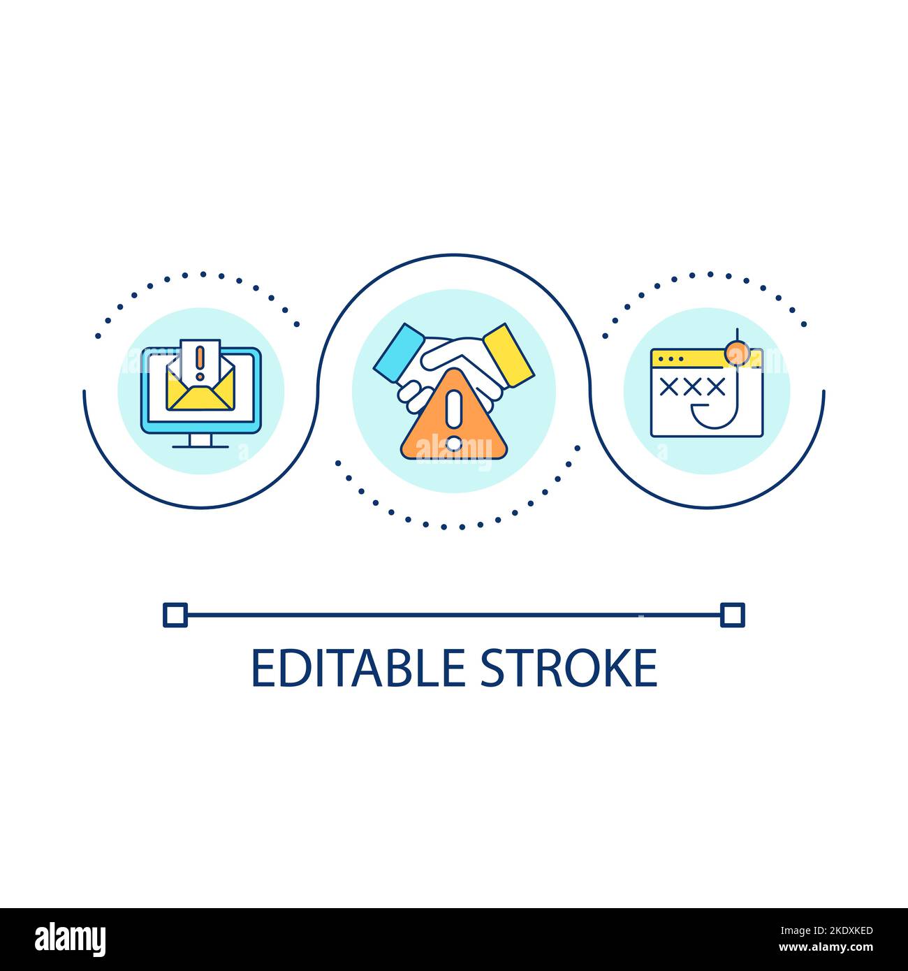 Phishing attack loop concept hi-res stock photography and images - Alamy