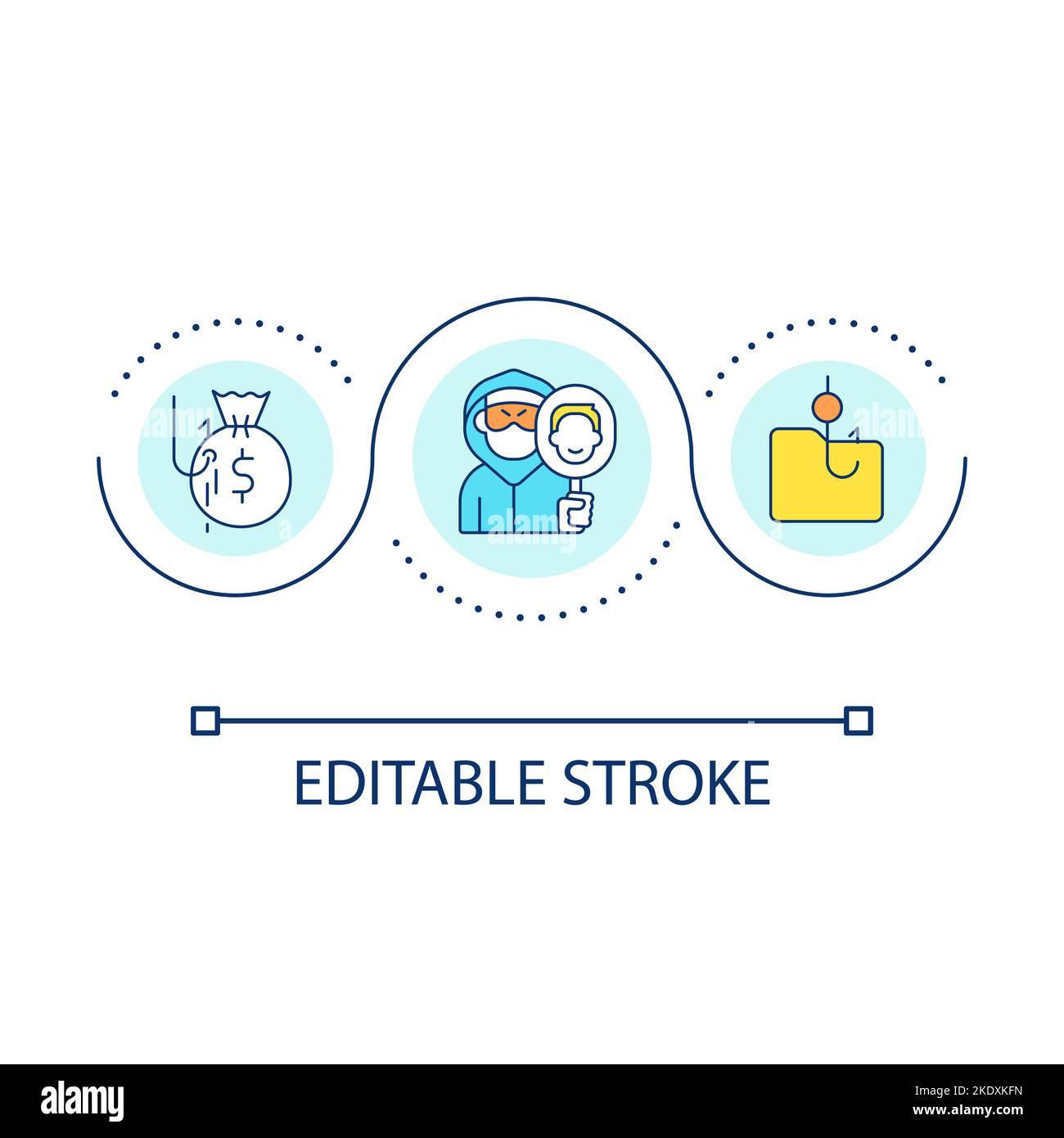 Victim of cybercrime Stock Vector Images - Alamy