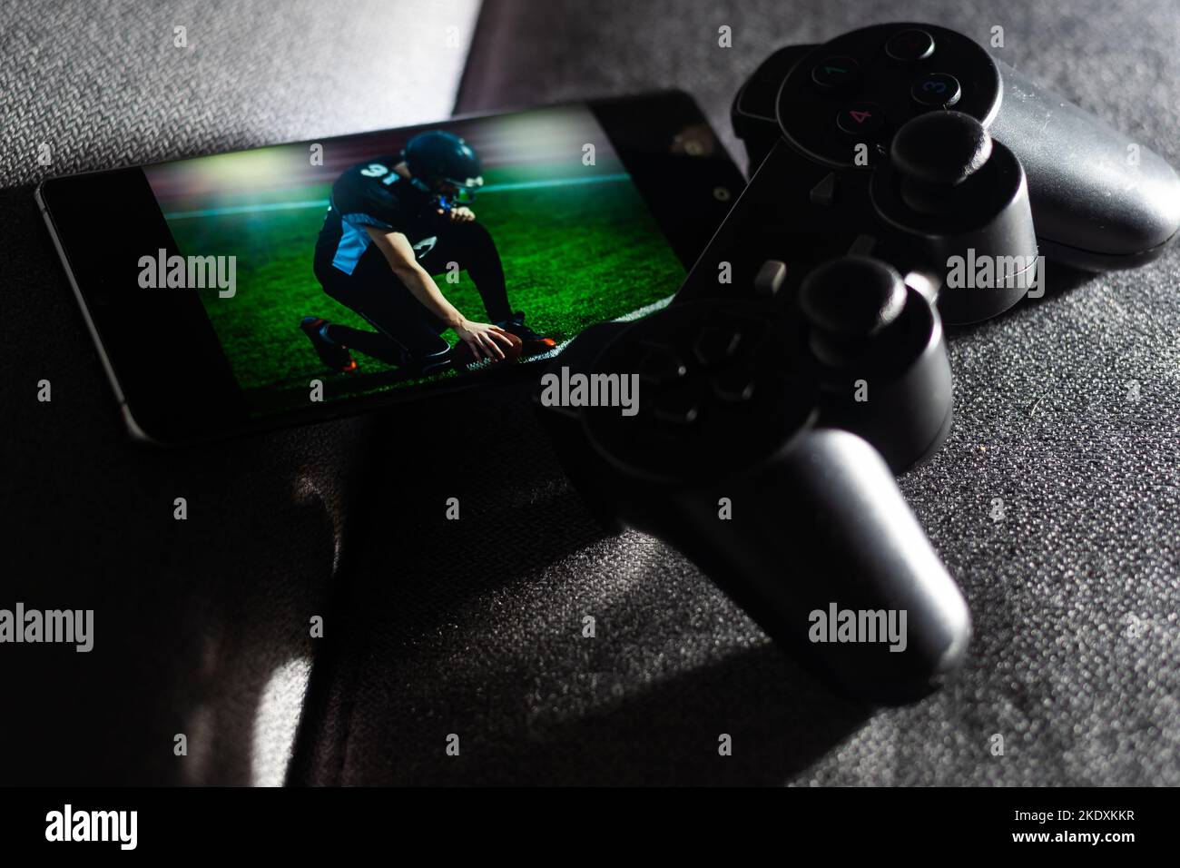 game joystick. Concept of gaming and entertainment Stock Photo - Alamy