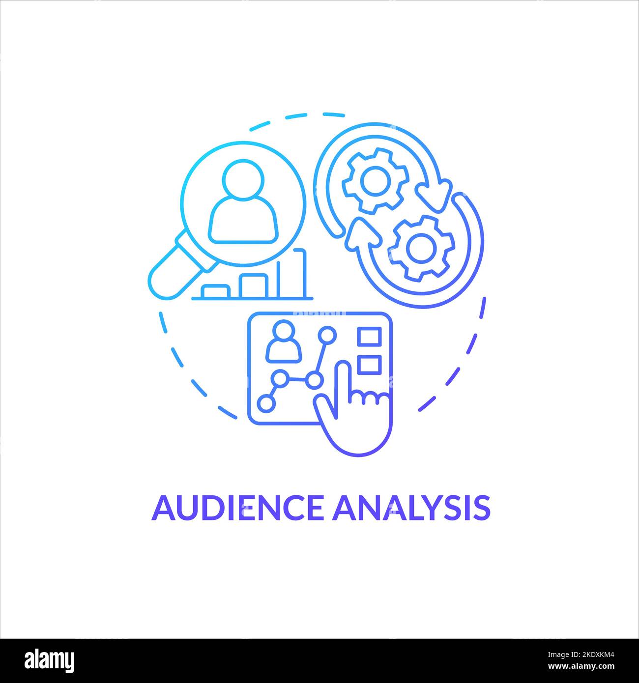 Audience analysis blue gradient concept icon Stock Vector Image & Art ... Audience analysis blue gradient concept icon Stock Vector Image & Art ...