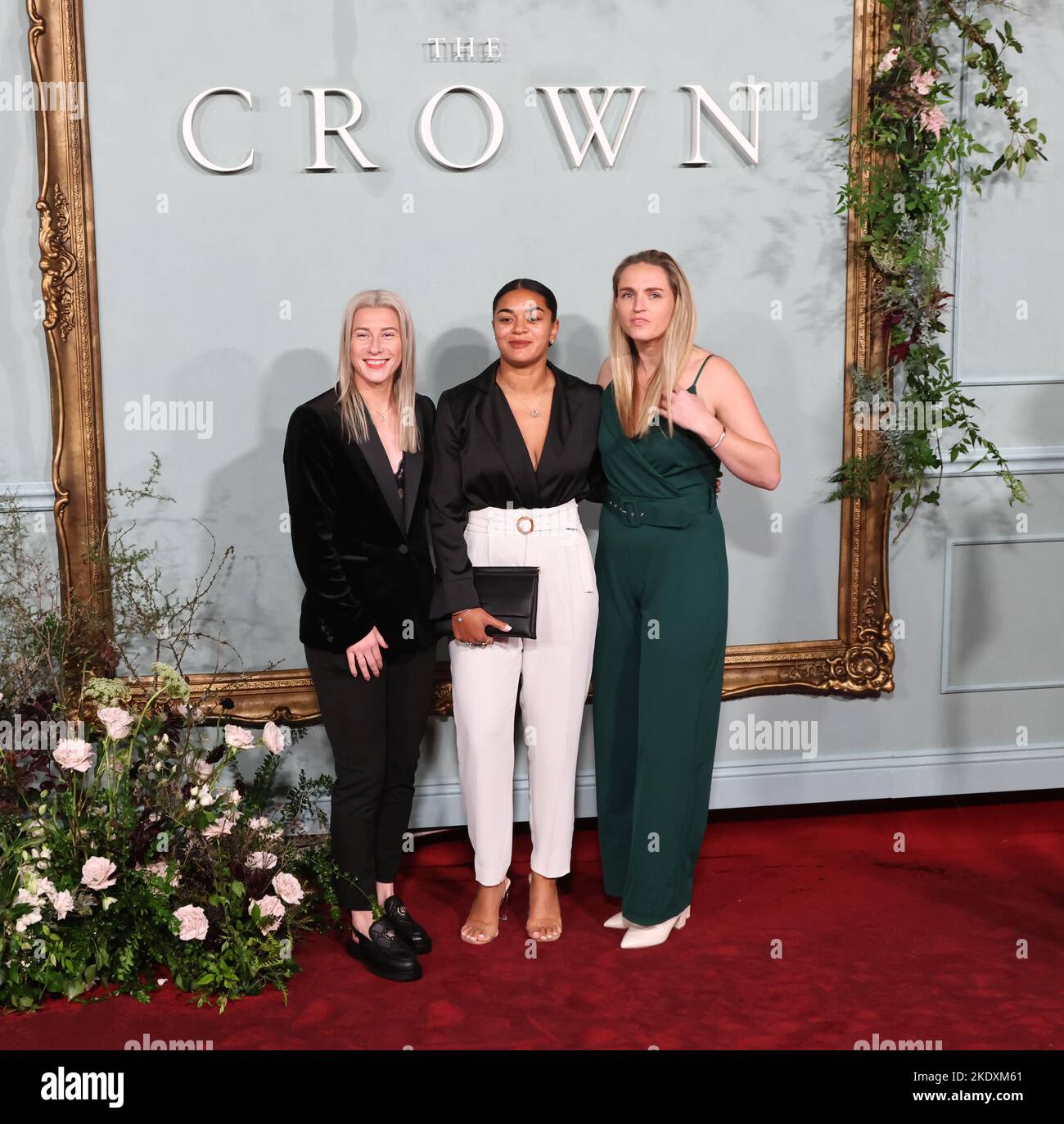Bethany England, Jess Carter and Stephanie Williams, The Crown Season 5 ...