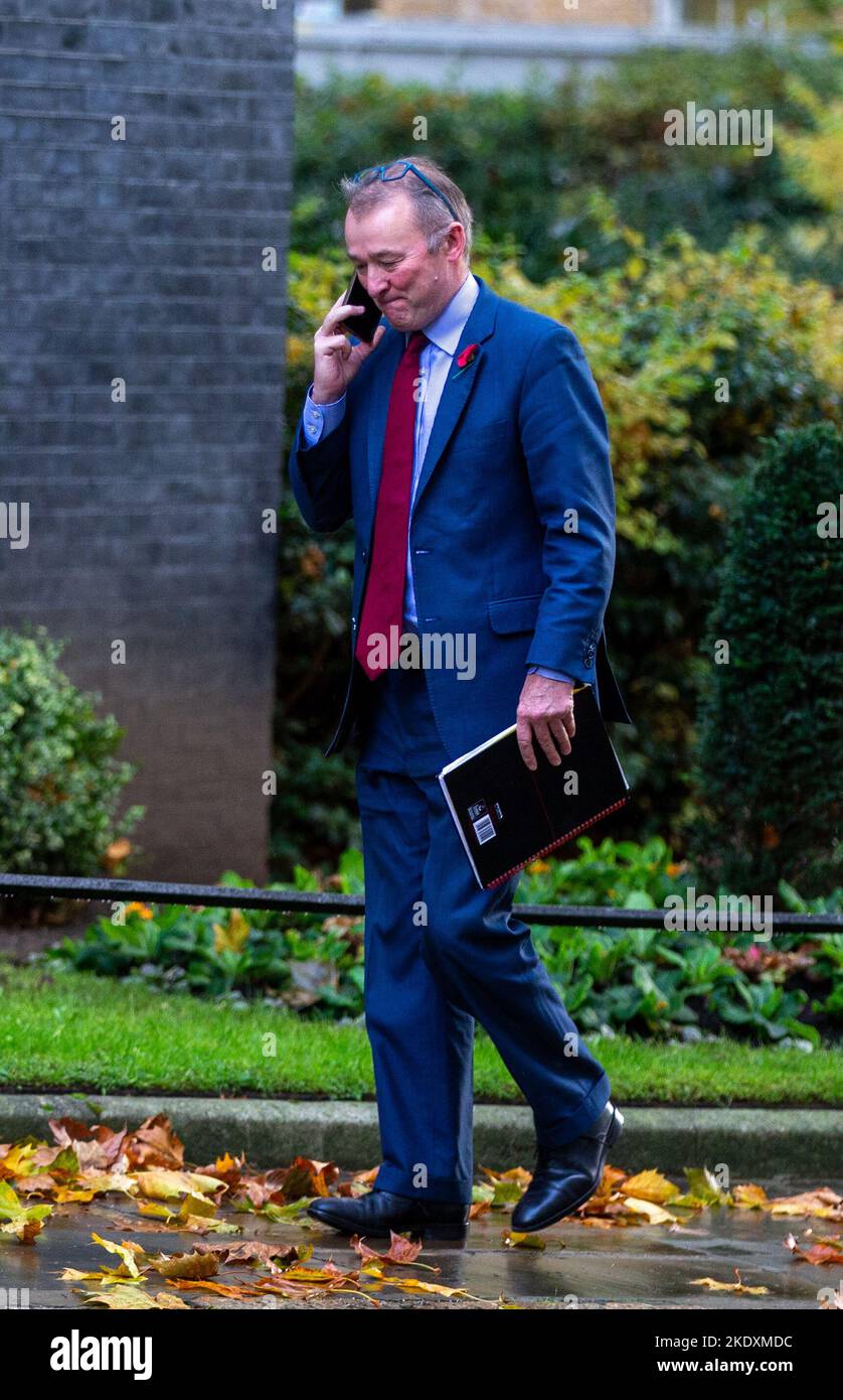 London, England, UK. 9th Nov, 2022. Chief Whip SIMON HART is seen ...