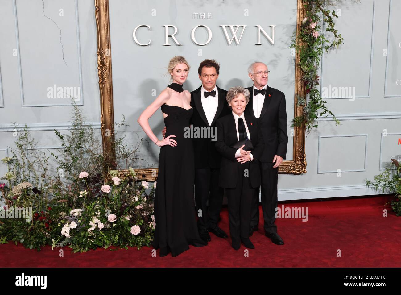 Elizabeth Debicki, Dominic West, Imelda Staunton and Jonathan Pryce ...