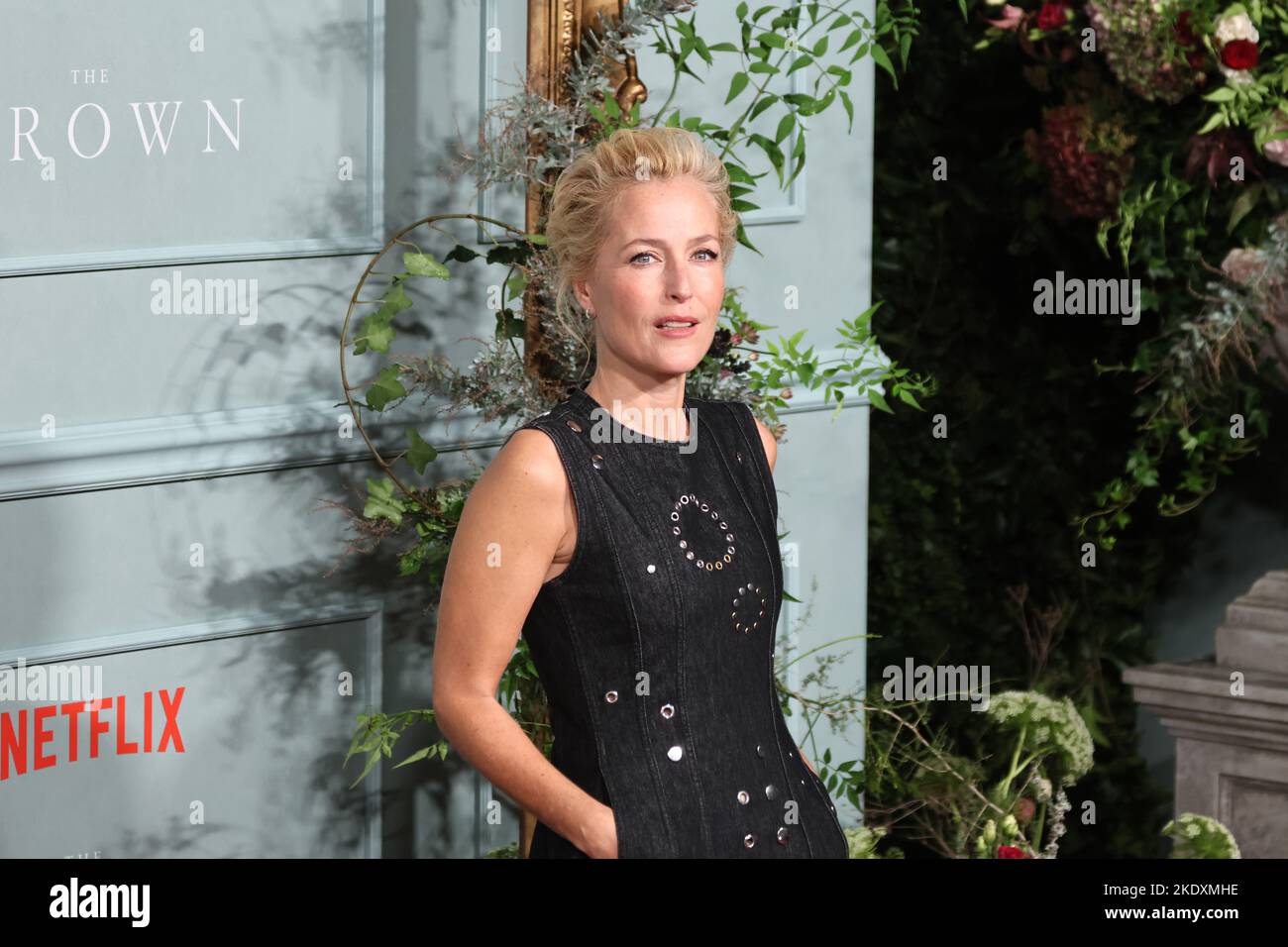 Gillian Anderson, The Crown Season 5 World Premiere, Theatre Royal ...