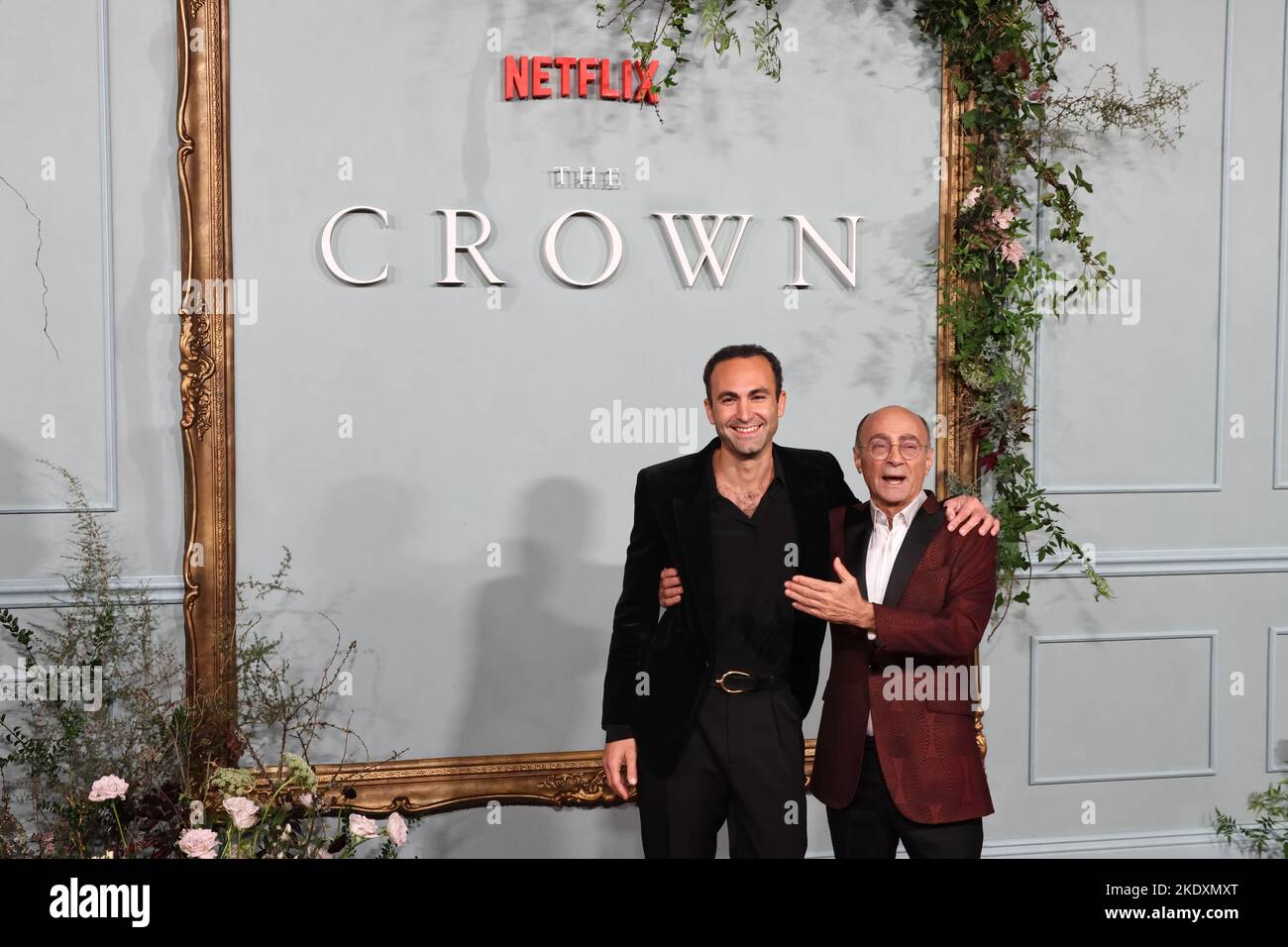 Khalid Abdalla and Salim Daw, The Crown Season 5 World Premiere ...