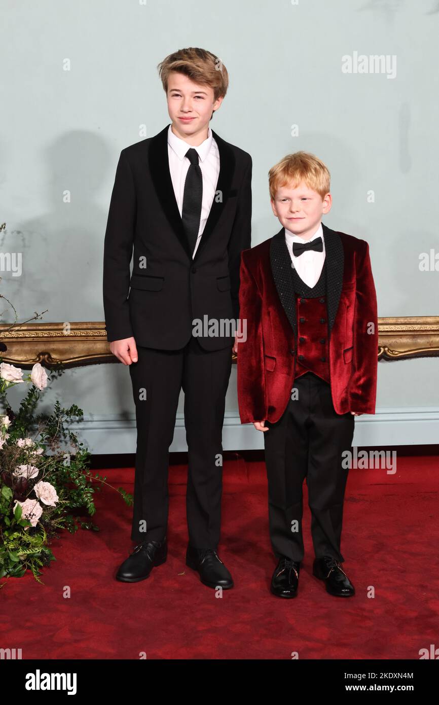 Timothee Sambor and Teddy Hawley, The Crown Season 5 World Premiere ...