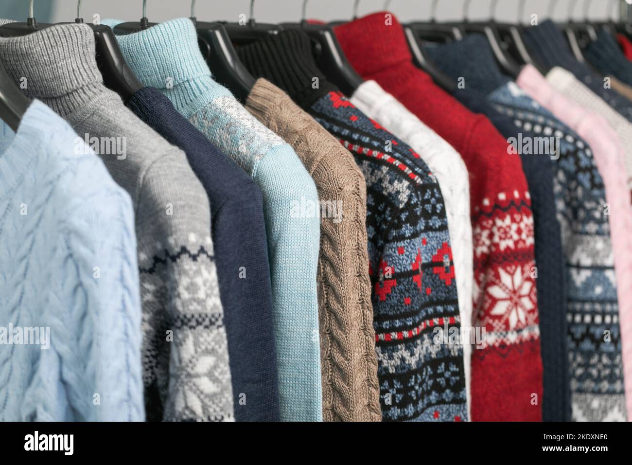 Vintage knitting in jersey hi-res stock photography and images - Alamy