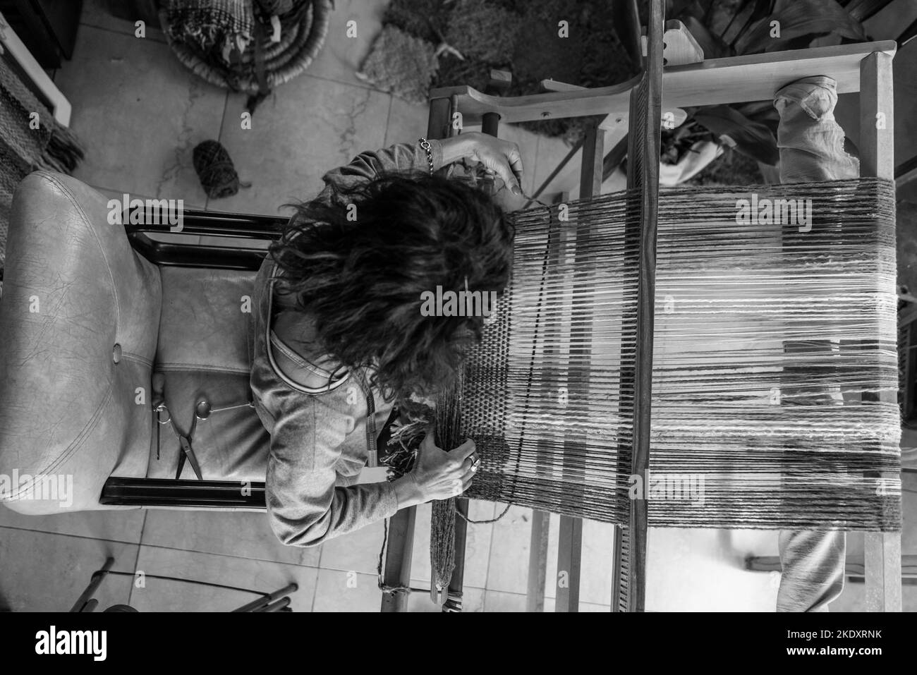 Loom Black and White Stock Photos & Images - Alamy