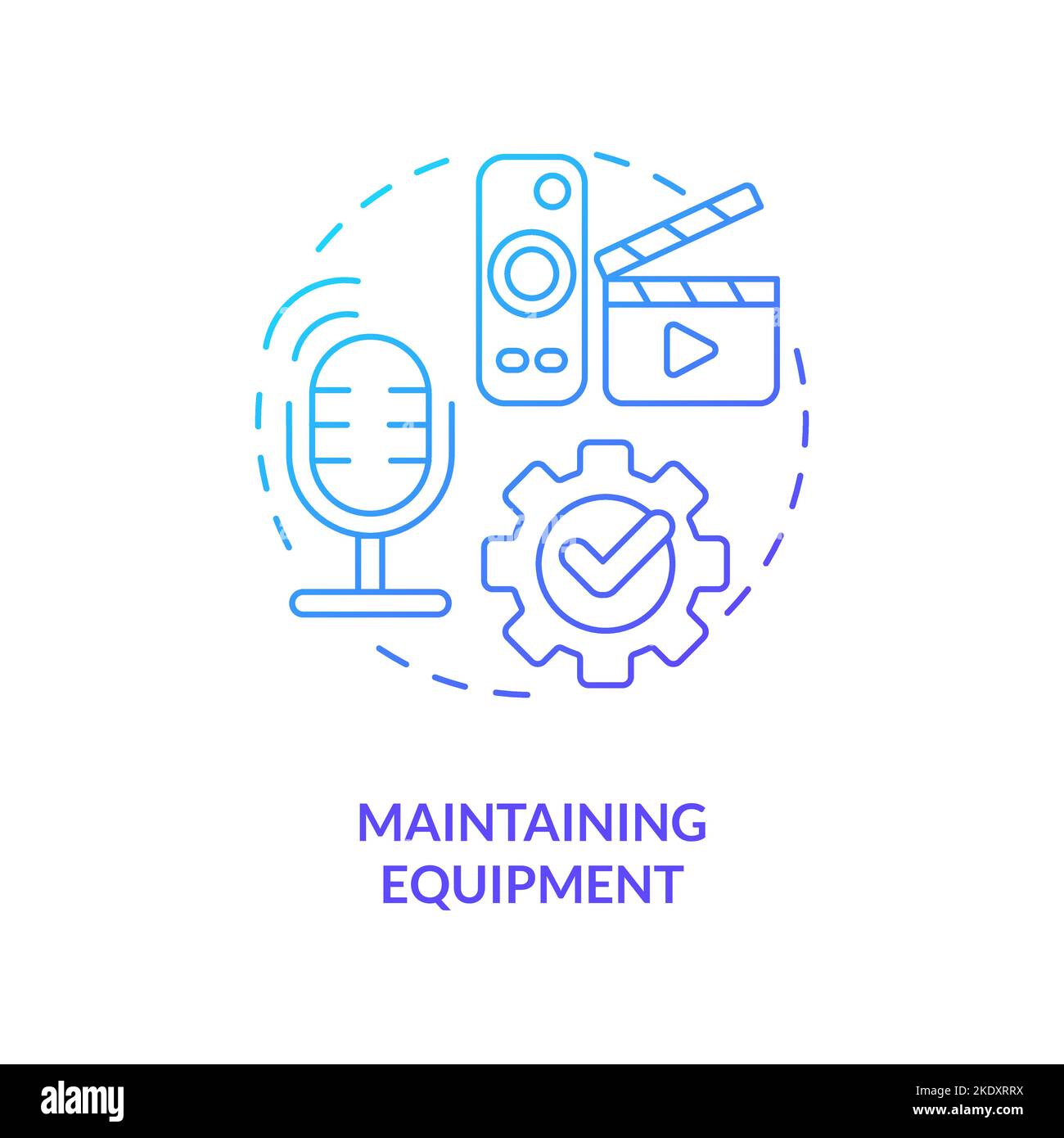 Equipment maintenance blue gradient concept icon Stock Vector Image ... Equipment maintenance blue gradient concept icon Stock Vector Image ...