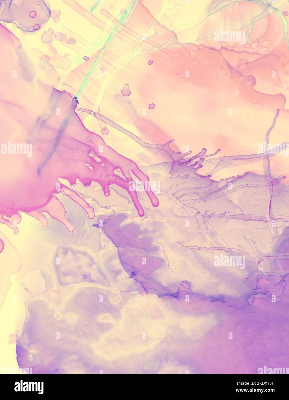 Wedding Invite Design. Pink Pastel Flow Water Stock Photo - Alamy