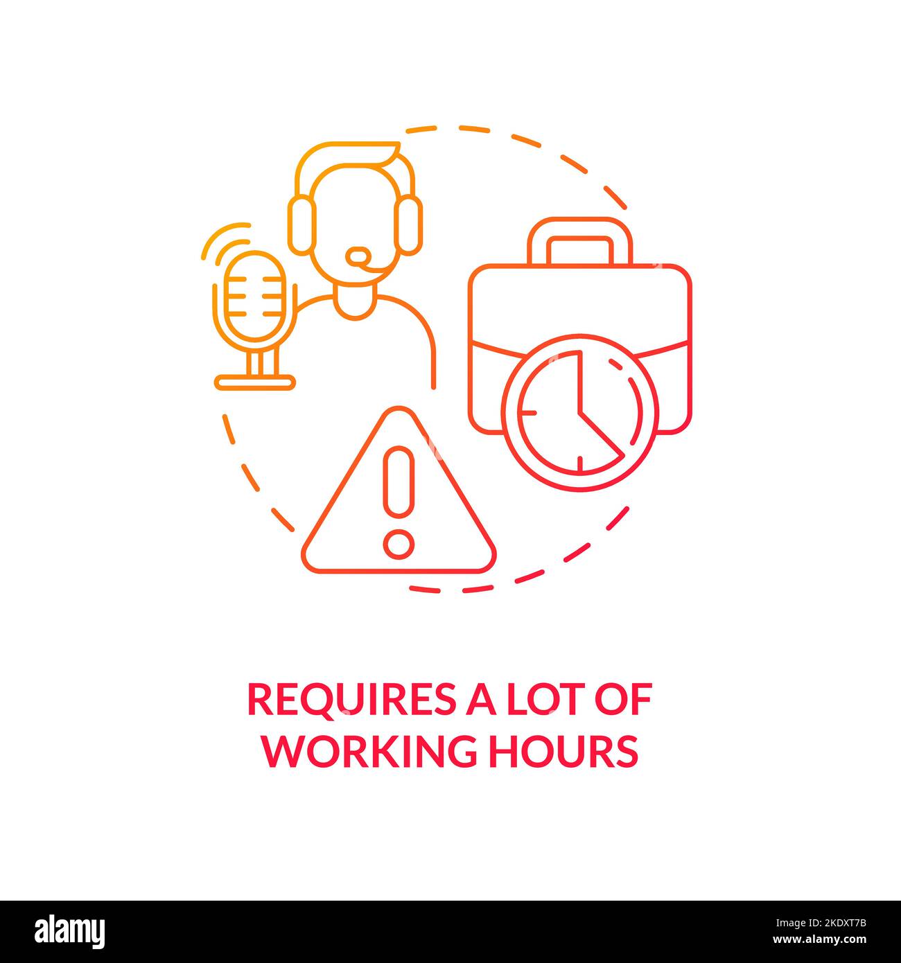 Time consuming job Stock Vector Images - Alamy