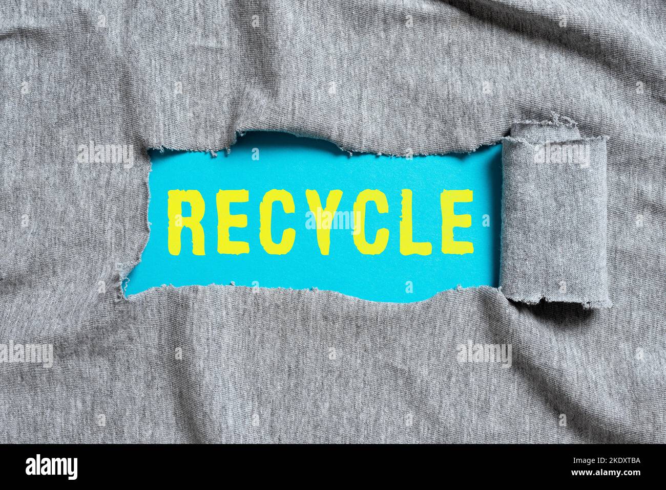 Conceptual display Recycle, Word Written on process of converting waste ...