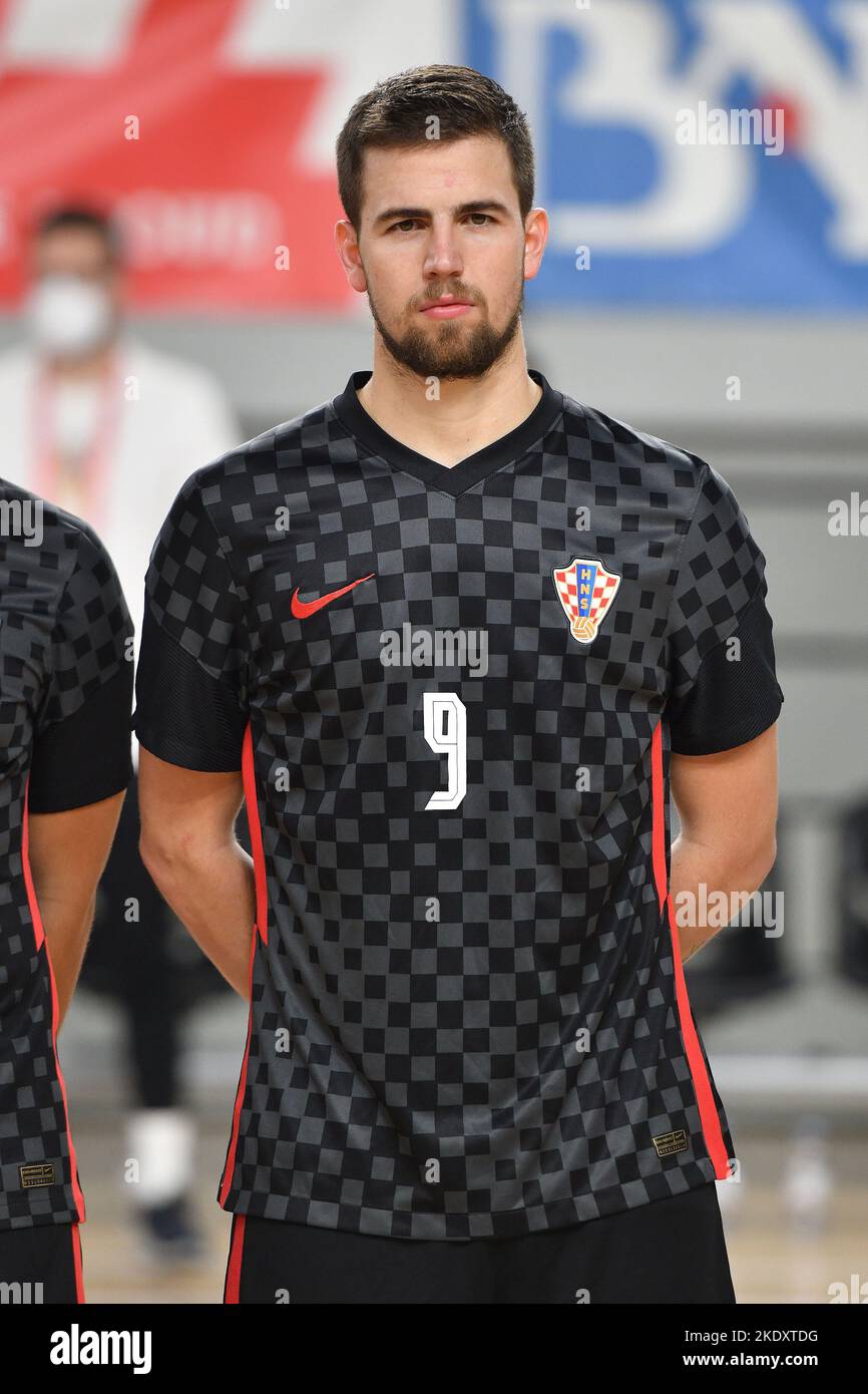 Varazdin, Croatia. 09th Nov, 2022. Luka Peric of Croatia pose for a ...