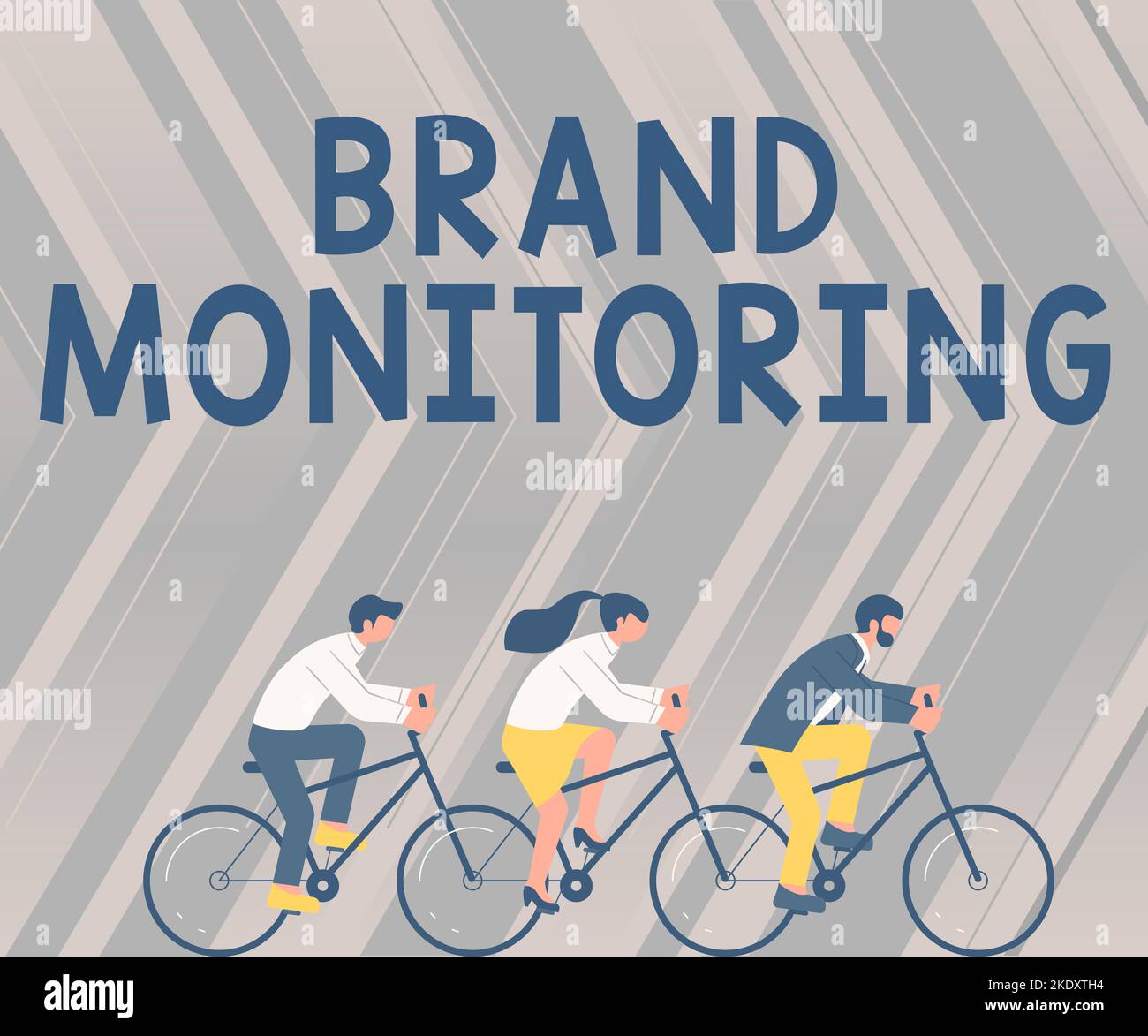 Writing displaying text Brand Monitoring, Word Written on process to ...