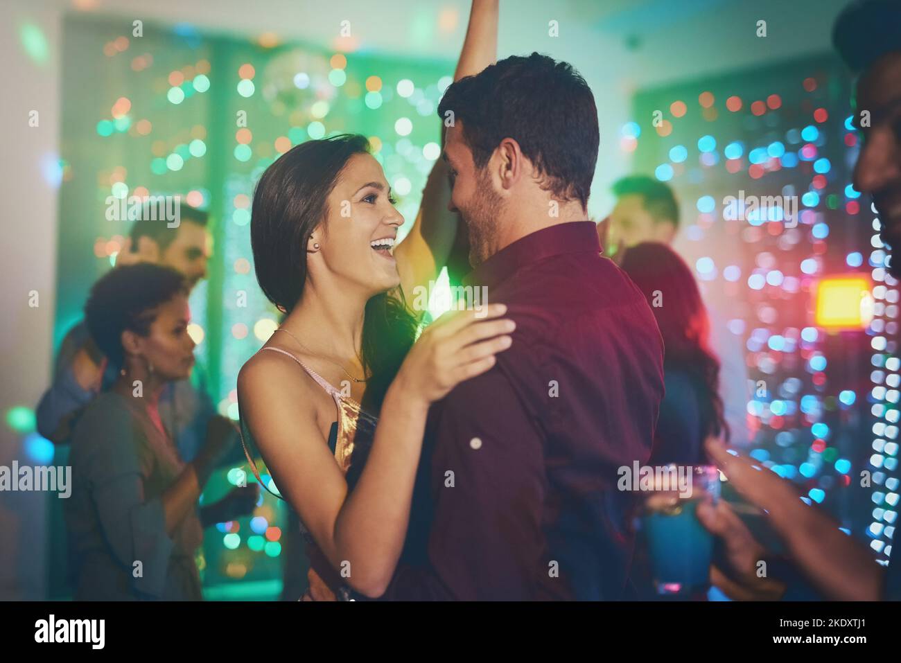 Attractive couple dance nightclub hi-res stock photography and images ...