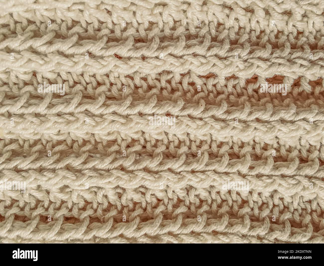Handmade knitted texture with macro woven threads Stock Photo - Alamy