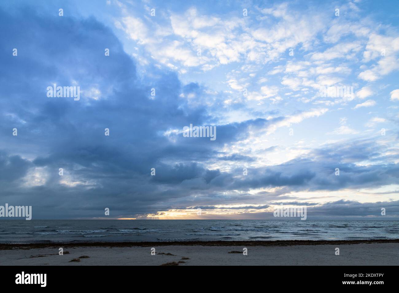 Blue Baltic sea at Liepaja, Latvia Stock Photo - Alamy