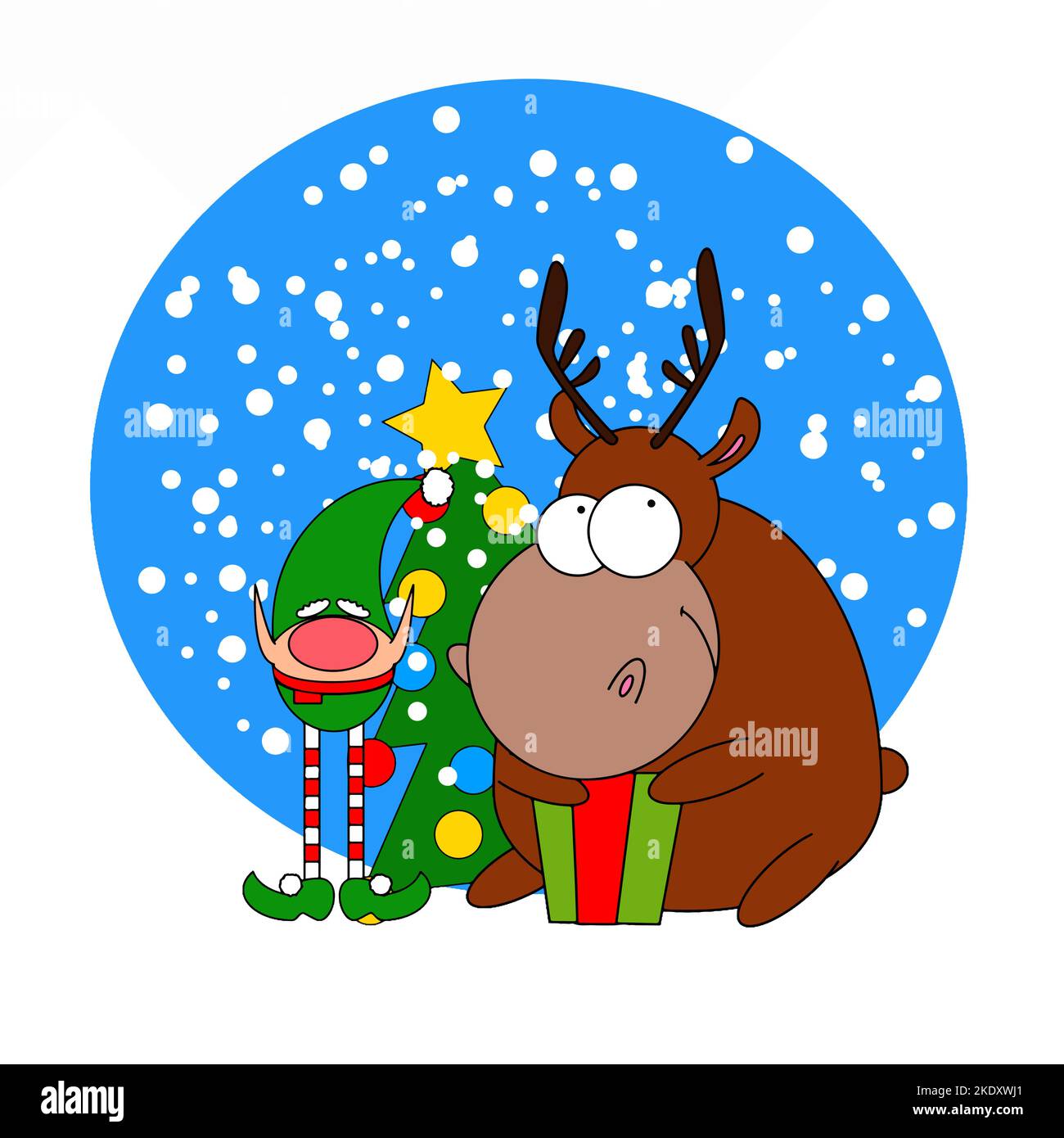 Santa claus near christmas Cut Out Stock Images & Pictures - Alamy