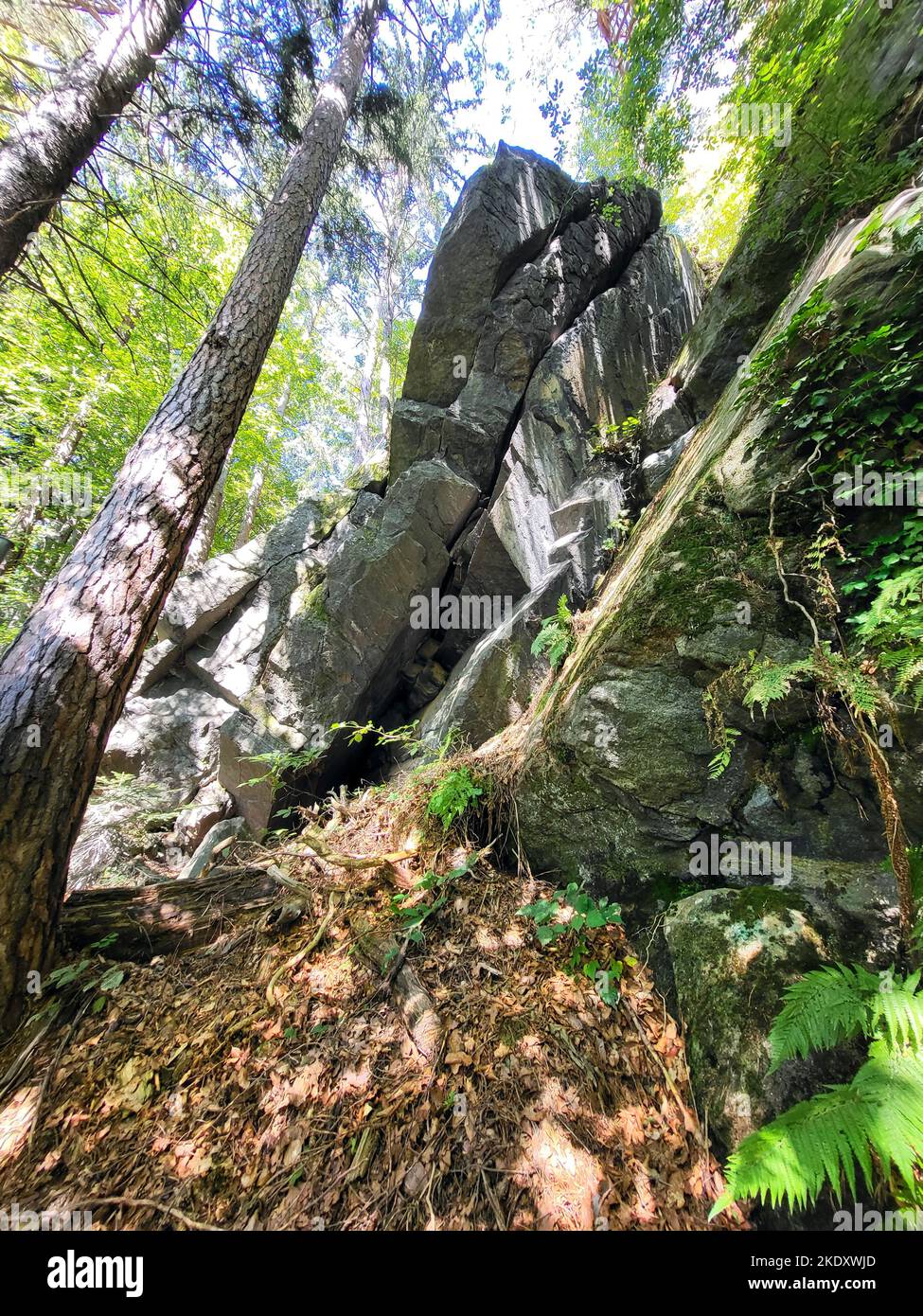 Austria, the so-called Hohl-Felsen - Hollow Rock - a natural wonder ...