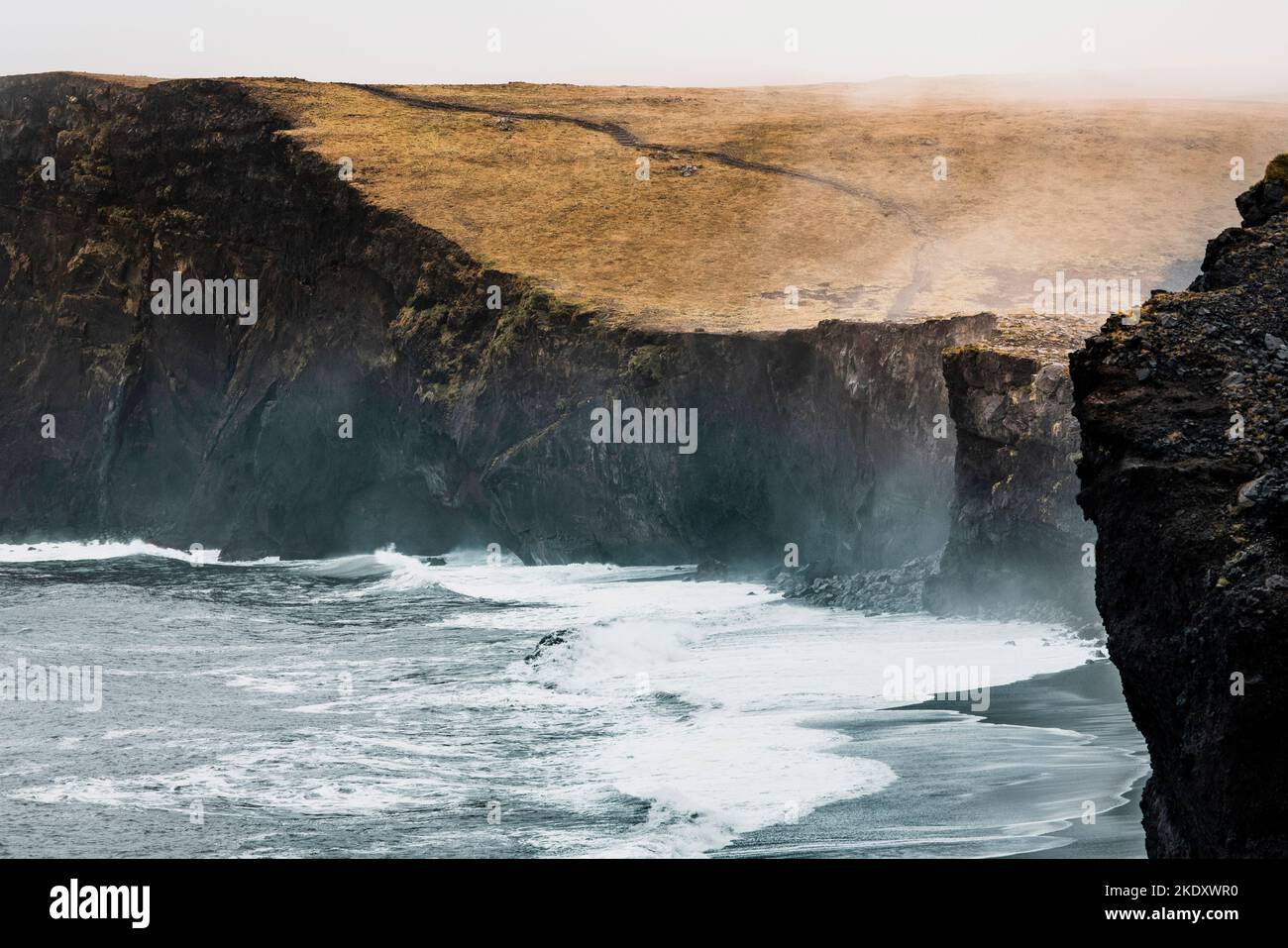 Wonderful black sand beach hi-res stock photography and images - Alamy