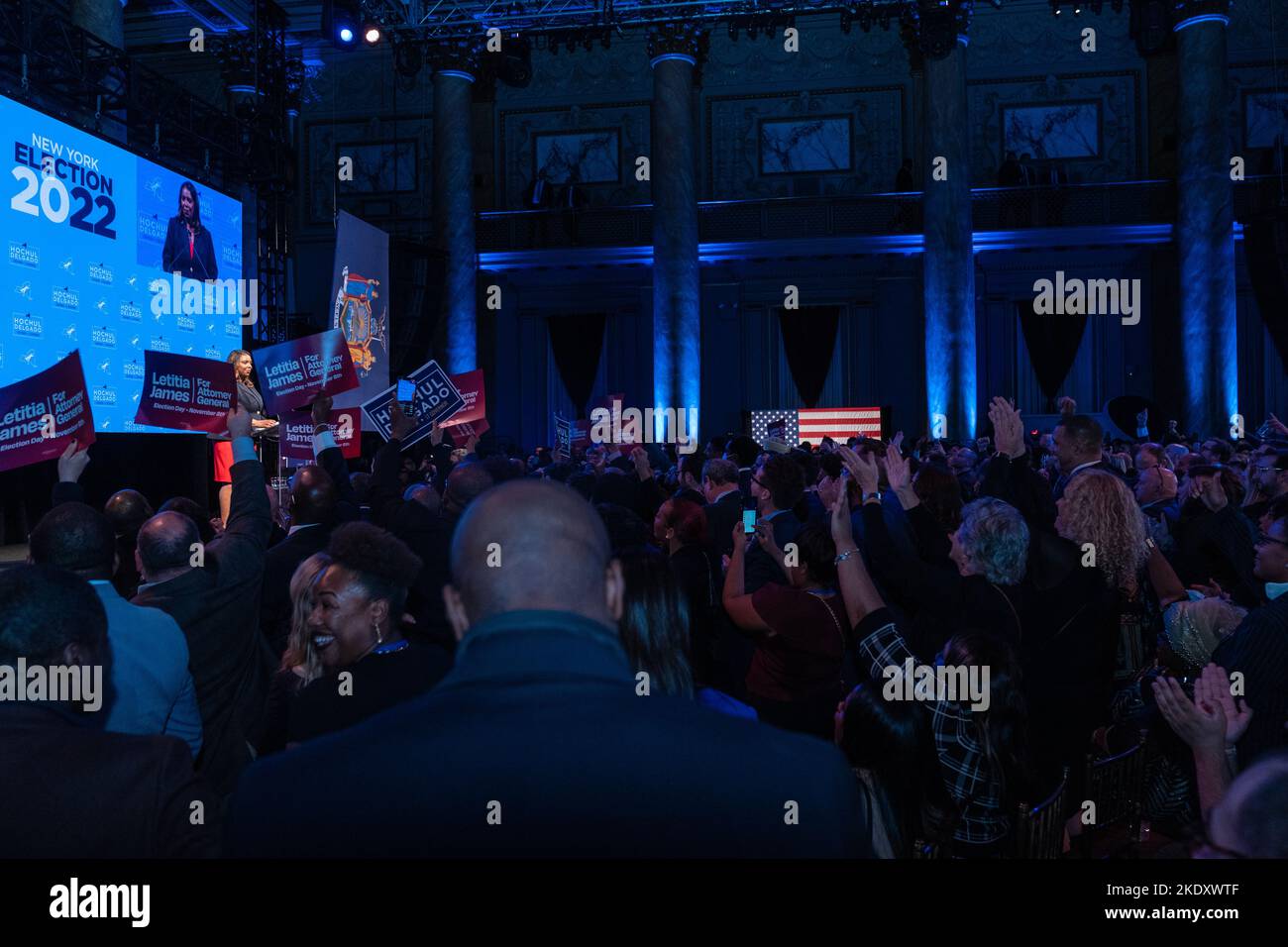 Attorney General Latitia James speaks after successful re-election at ...