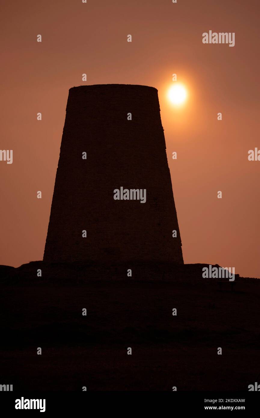 Sunrise at Cleadon Mill, South Tyneside Stock Photo - Alamy