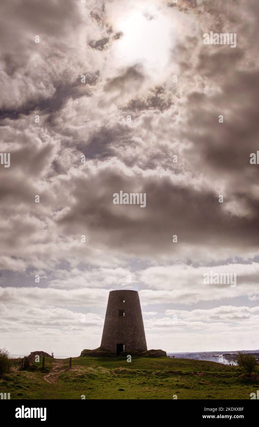 Cleadon Mill, South Tyneside Stock Photo - Alamy
