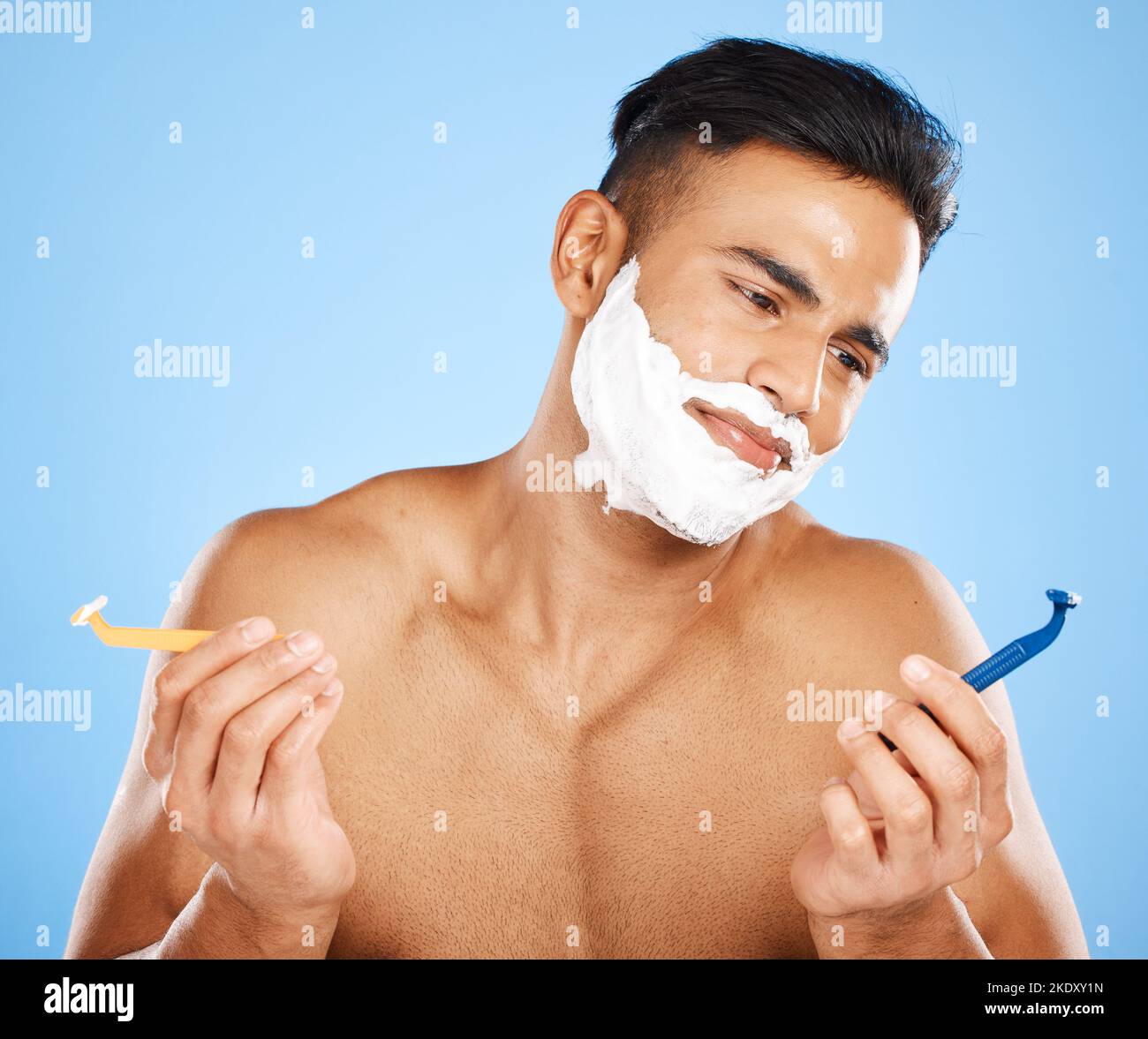 Cream head shave hi-res stock photography and images - Alamy