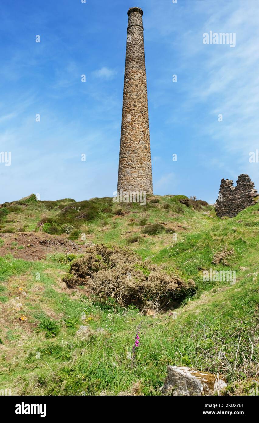 Abandoned tin, copper and arsenic mines at Botallack, Cornwall. A world ...