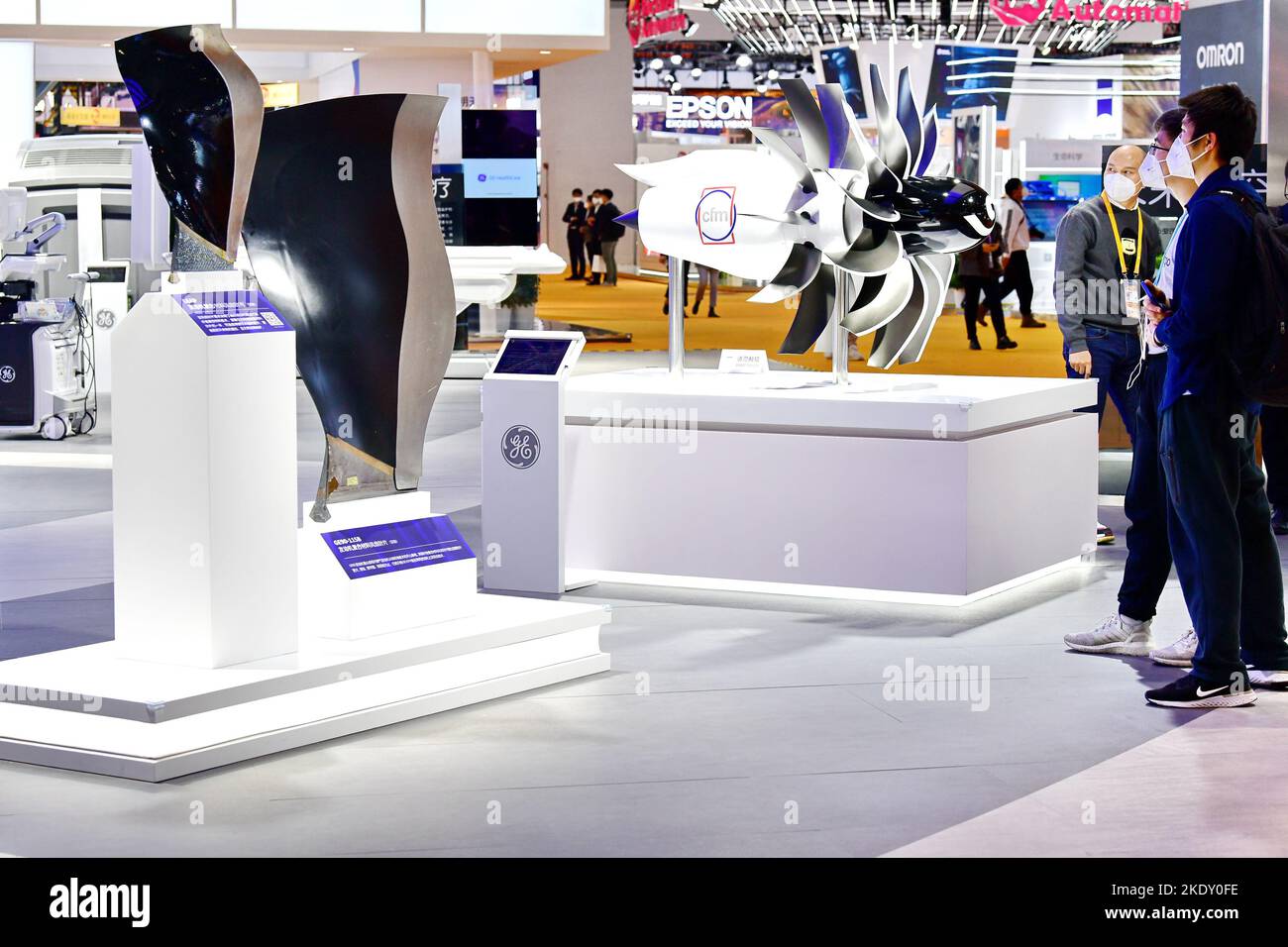 "RISE" conceptual model at GE booth, Shanghai, China, 8 November, 2022 ...
