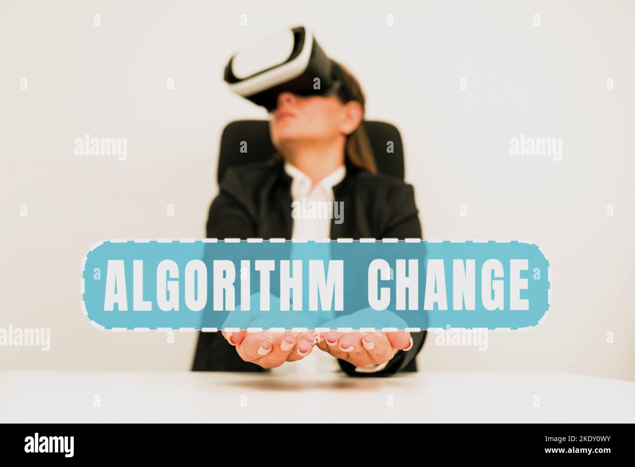 Writing displaying text Algorithm Change, Business approach change in ...