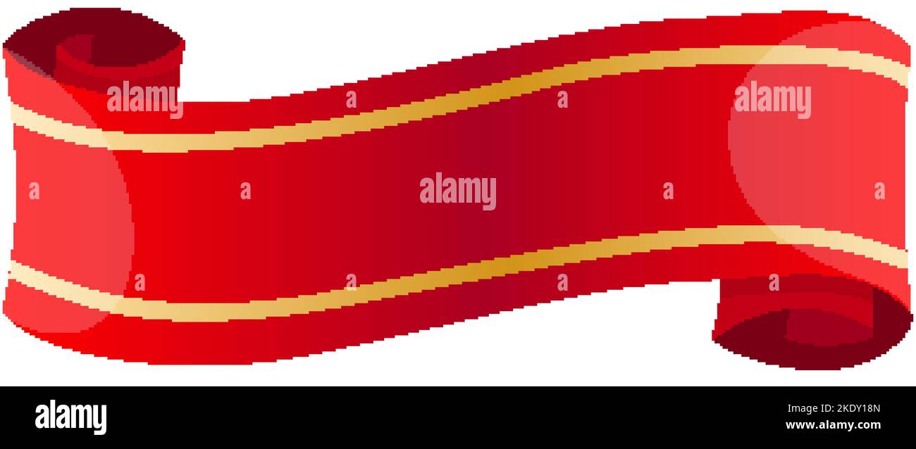 label ribbon cartoon vector illustration Stock Vector Image & Art - Alamy