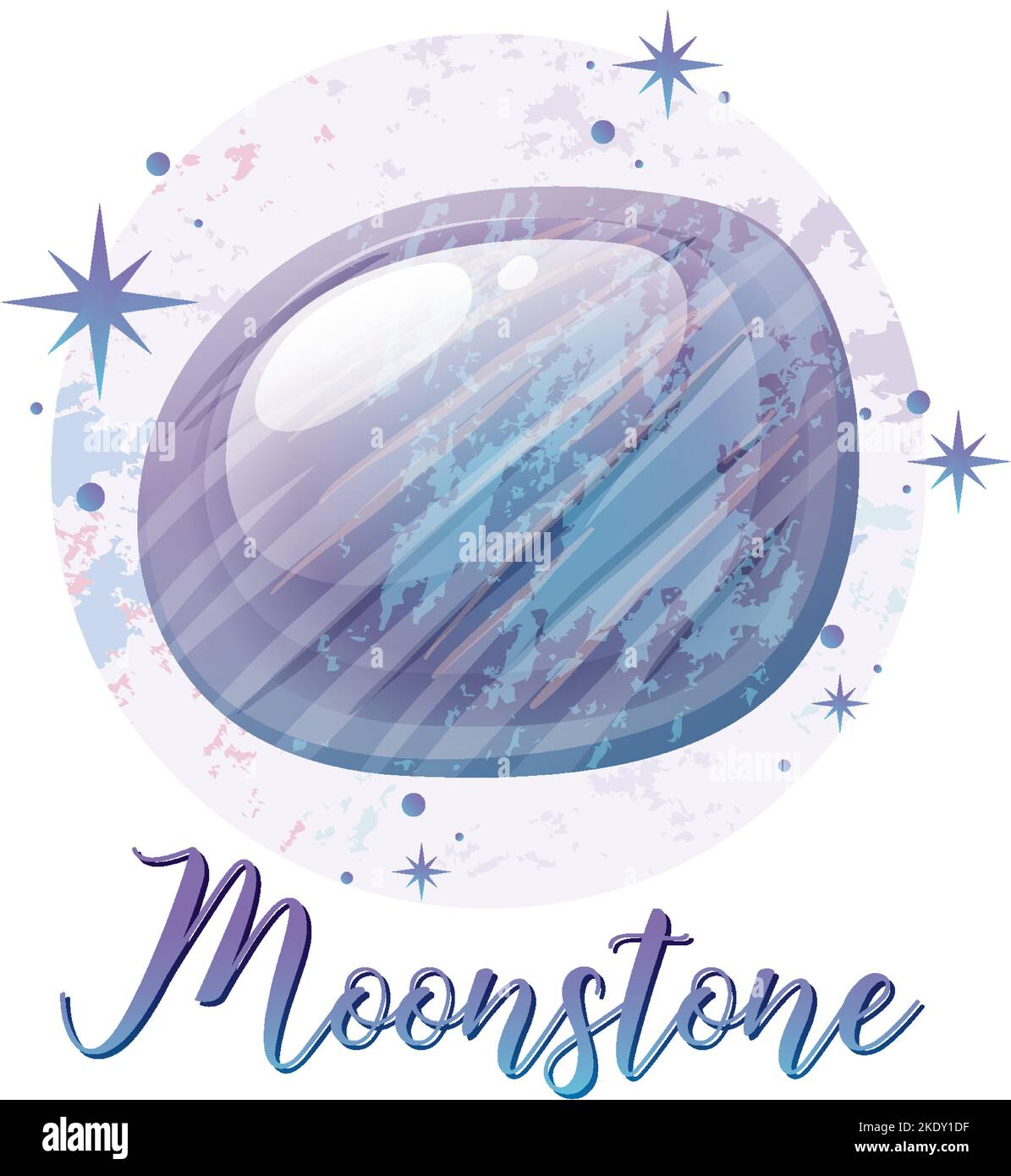 The moonstone illustration Stock Vector Images - Alamy