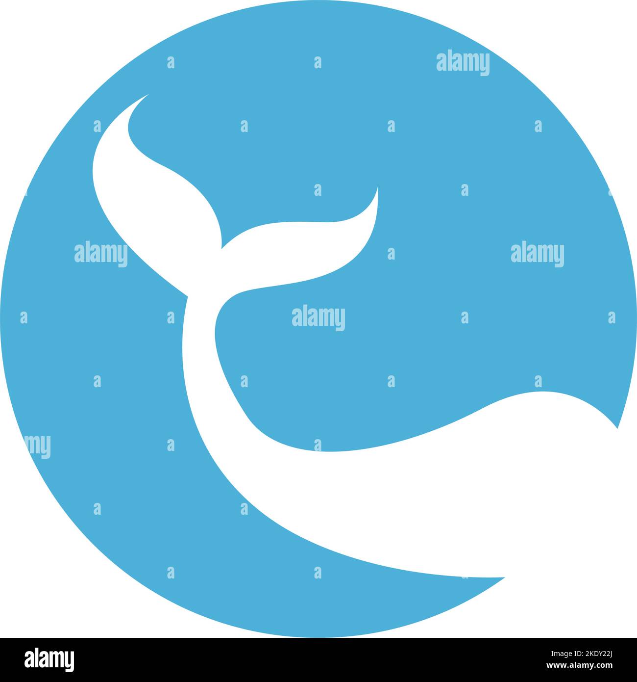 Mermaid logo icon design illustration vector Stock Vector Image & Art ...