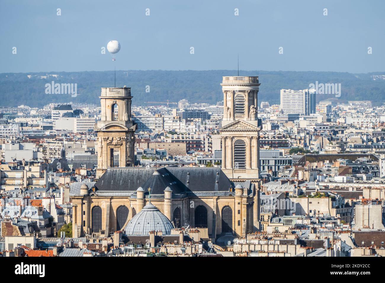 Aerial view place saint sulpice hi-res stock photography and images - Alamy