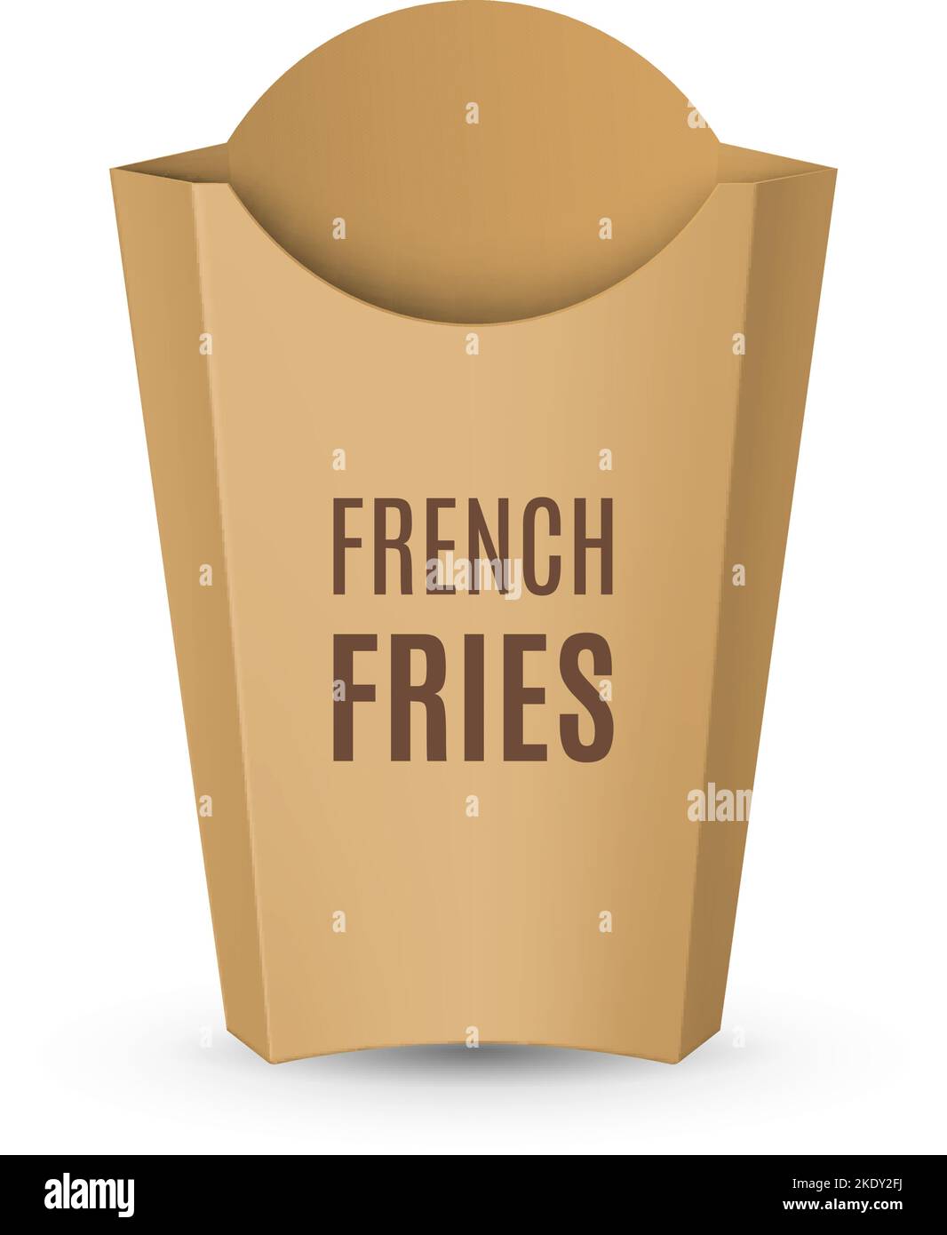 Blank package container french fries Cut Out Stock Images & Pictures ...