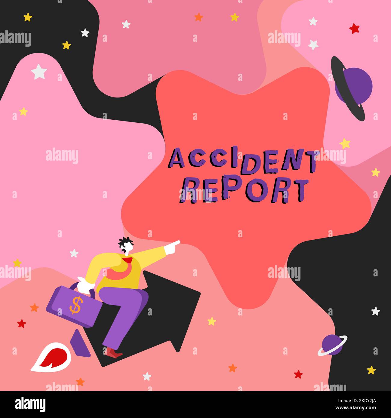 Conceptual caption Accident Report, Business approach formal recording ...