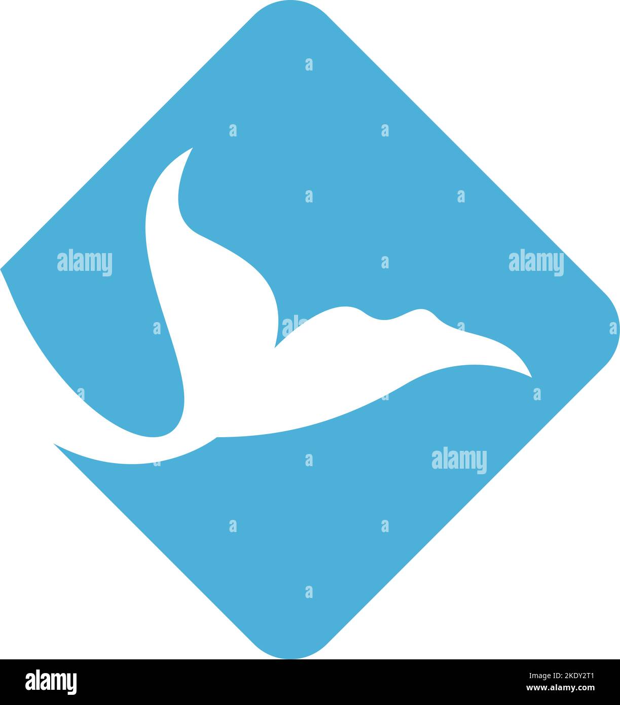 Mermaid logo icon design illustration vector Stock Vector Image & Art ...