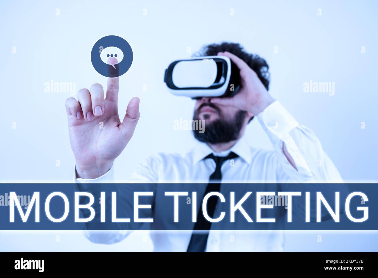 Handwriting text Mobile Ticketing, Business showcase tickets arrive as ...