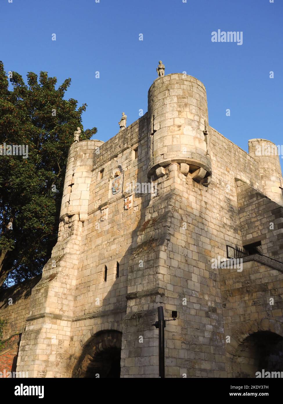 The historic fortified entrance to York city Stock Photo - Alamy