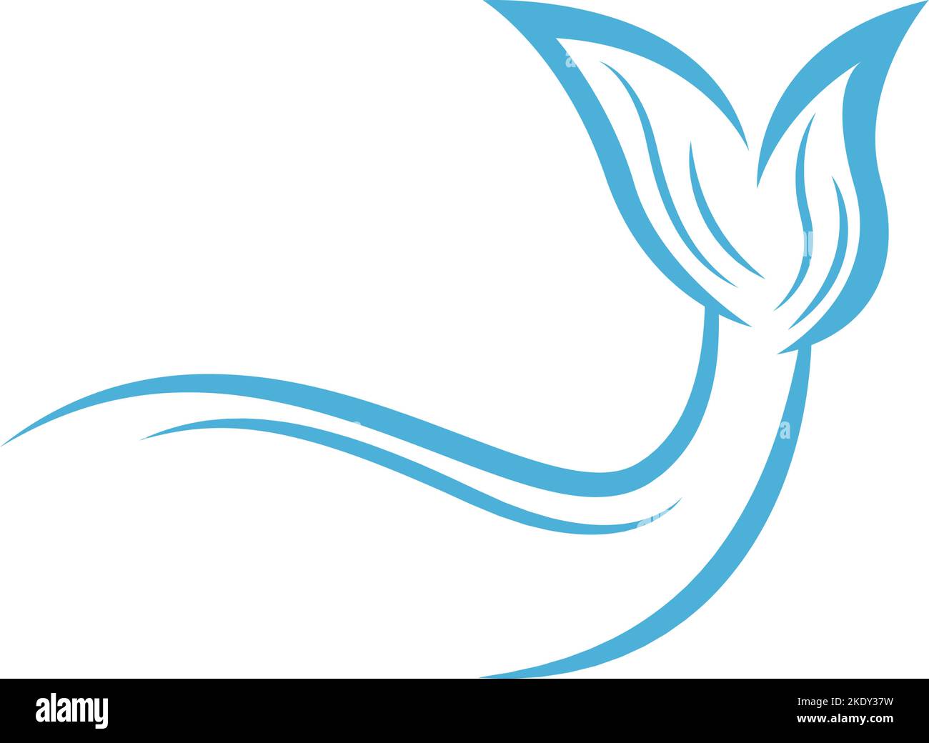 Mermaid logo icon design illustration vector Stock Vector Image & Art ...