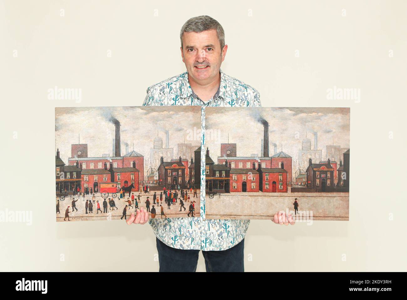 EDITORIAL USE ONLY A re-imagined version of Lowry's 'Coming Home from ...