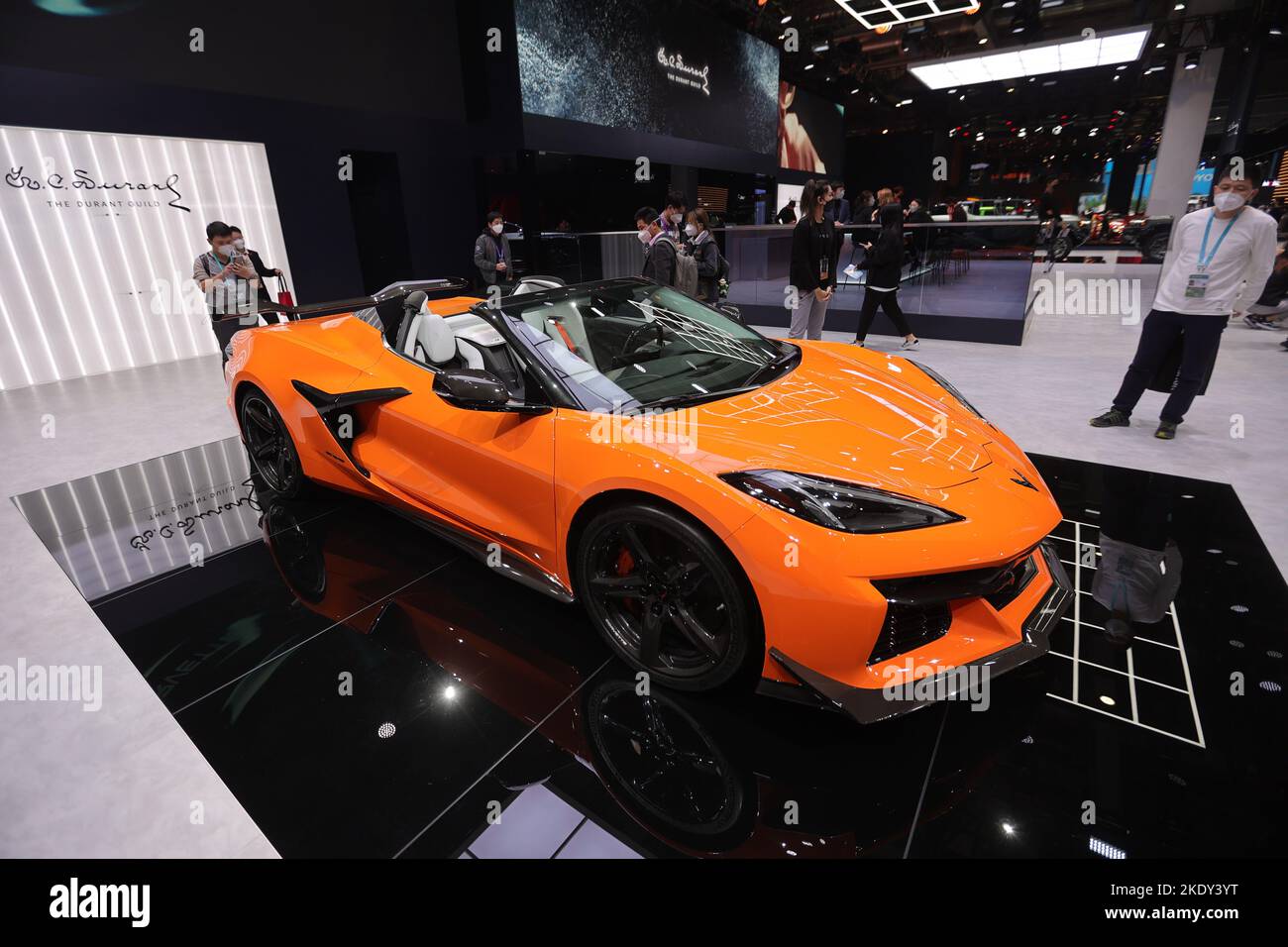 Chevrolet Corvette Z06 at the durant guild booth at the 2022 China ...