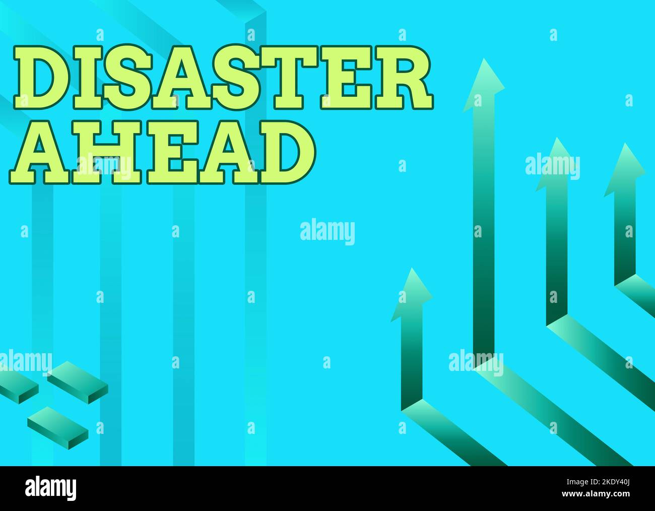 Conceptual caption Disaster Ahead, Word Written on Contingency Planning ...